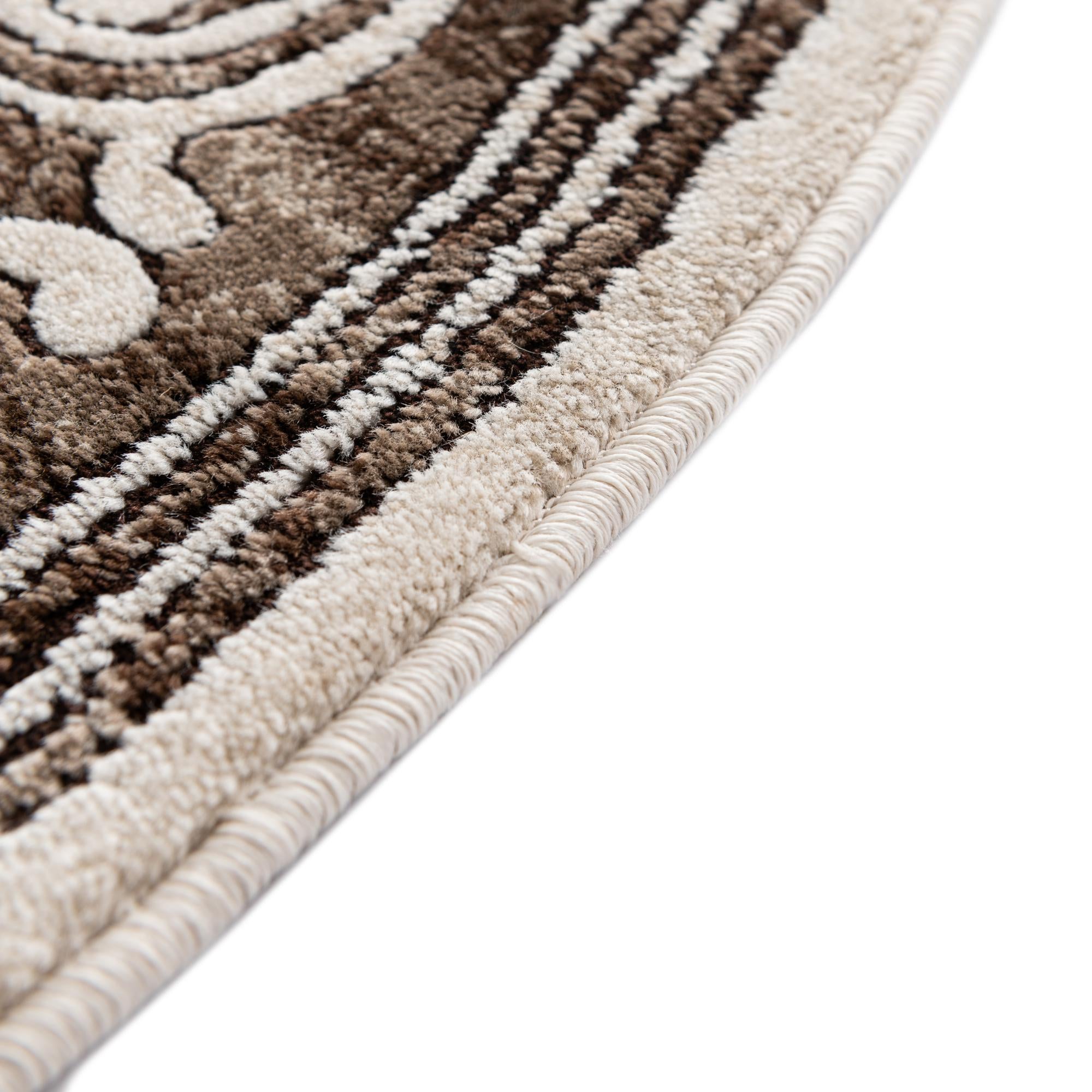 Chocolate Brown 7' 10 x 7' 10 Hermitage Round Rug | Rugs.com