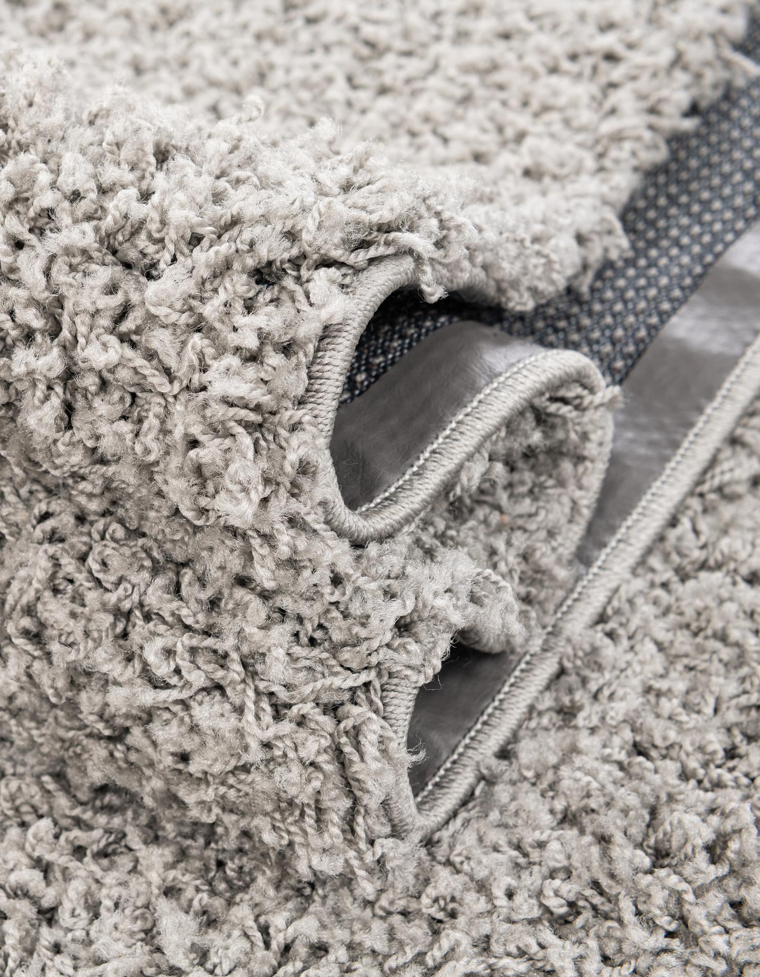 Cloud Gray 7' 10 x 10' Solid Shag Rug | Rugs.com