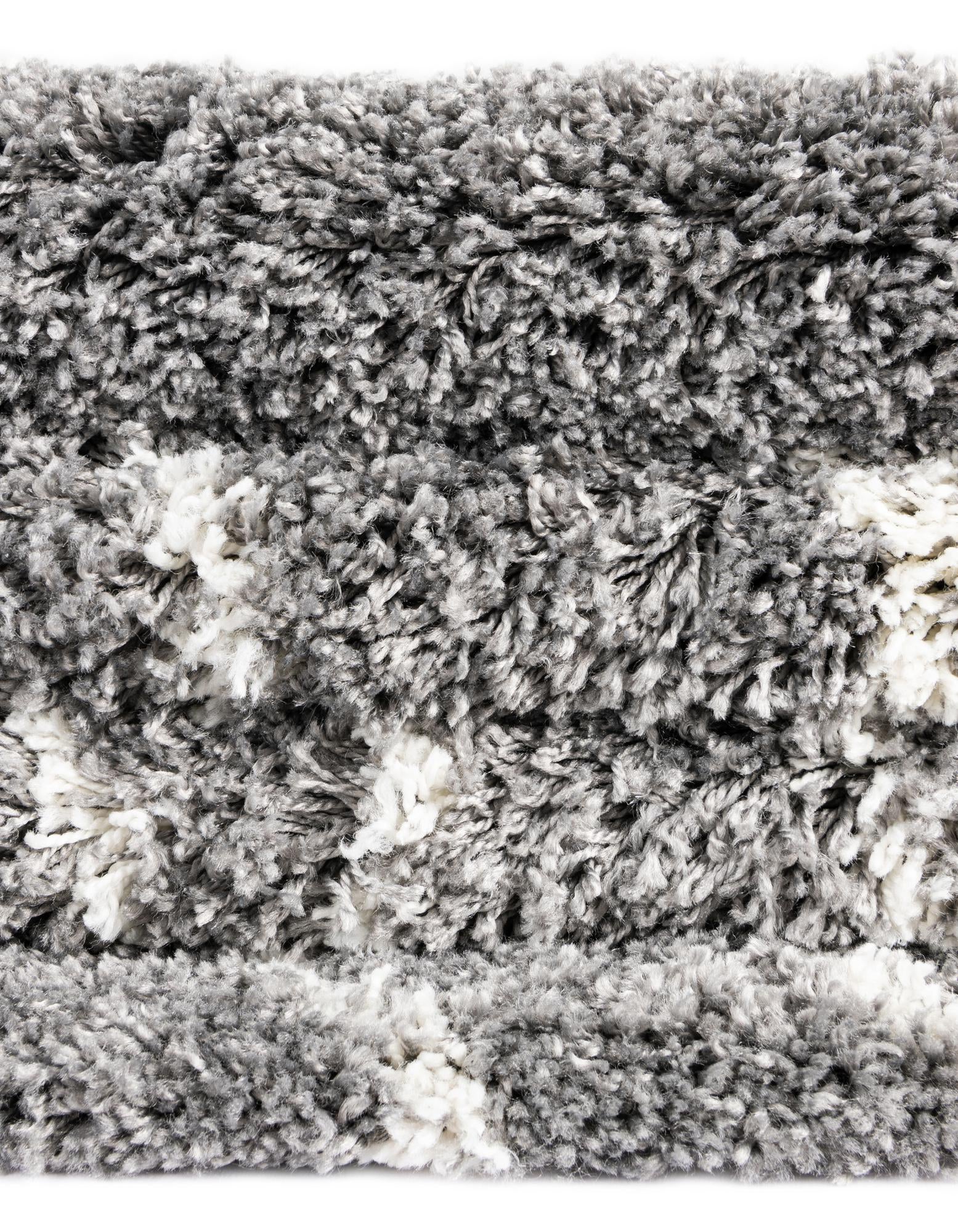 Cloud Gray 4' x 4' Soft Touch Shag Round Rug | Rugs.com