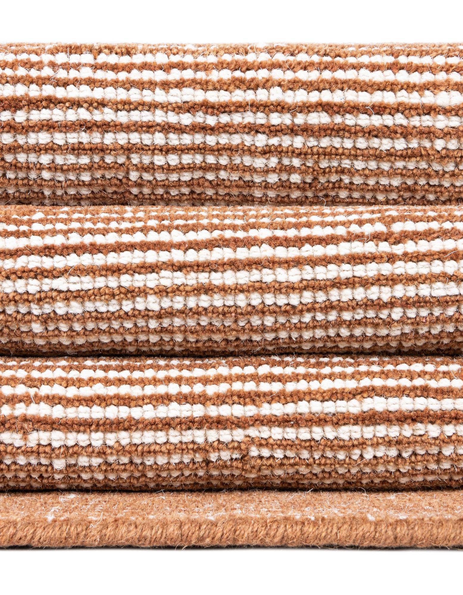 Cocoa Bean Brown 7' 10 x 7' 10 Hand Woven Jill Zarin English Manor Wool ...
