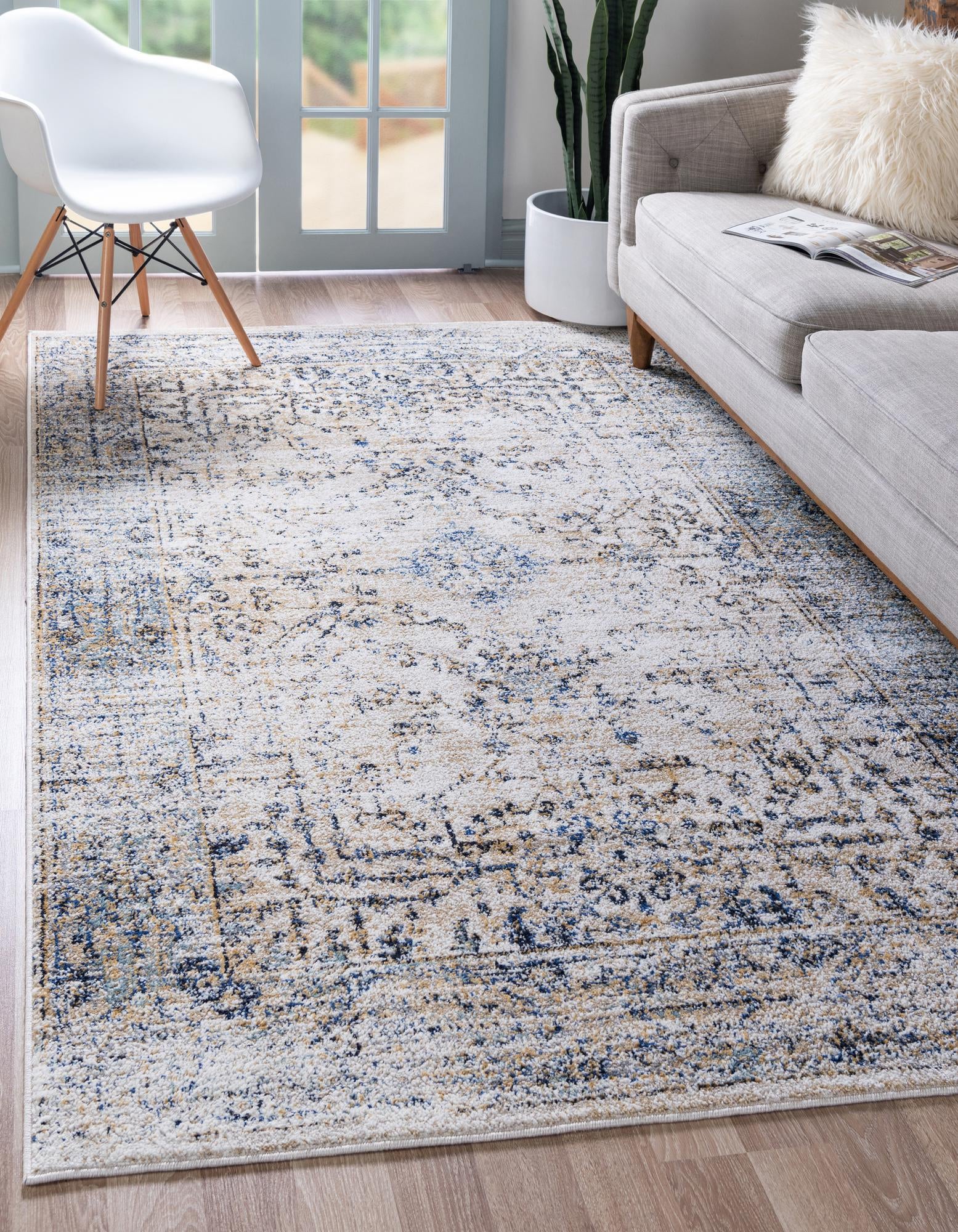 Cream 3' 3 x 5' 3 Charlotte Rug | Rugs.com