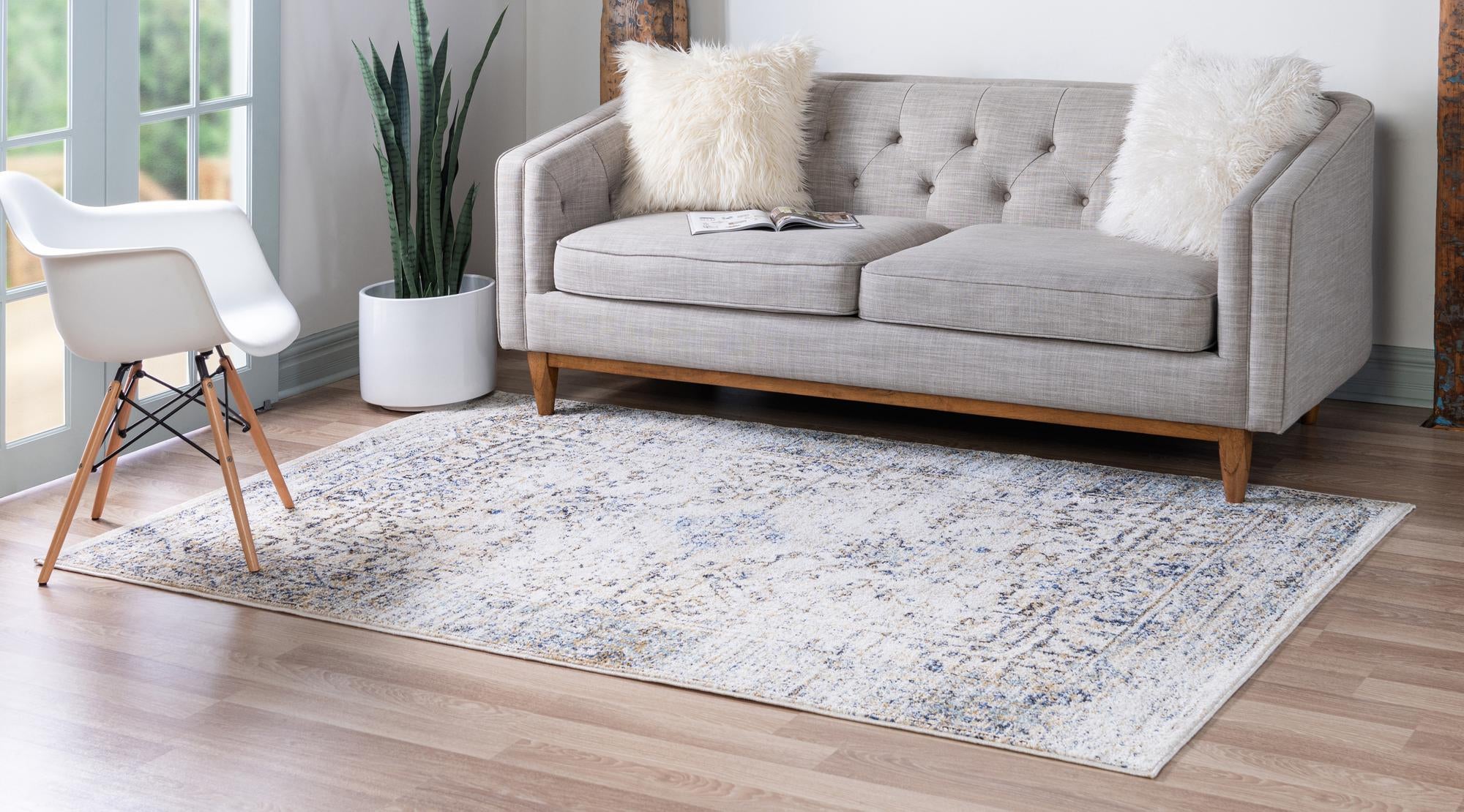 Cream 3' 3 x 5' 3 Charlotte Rug | Rugs.com