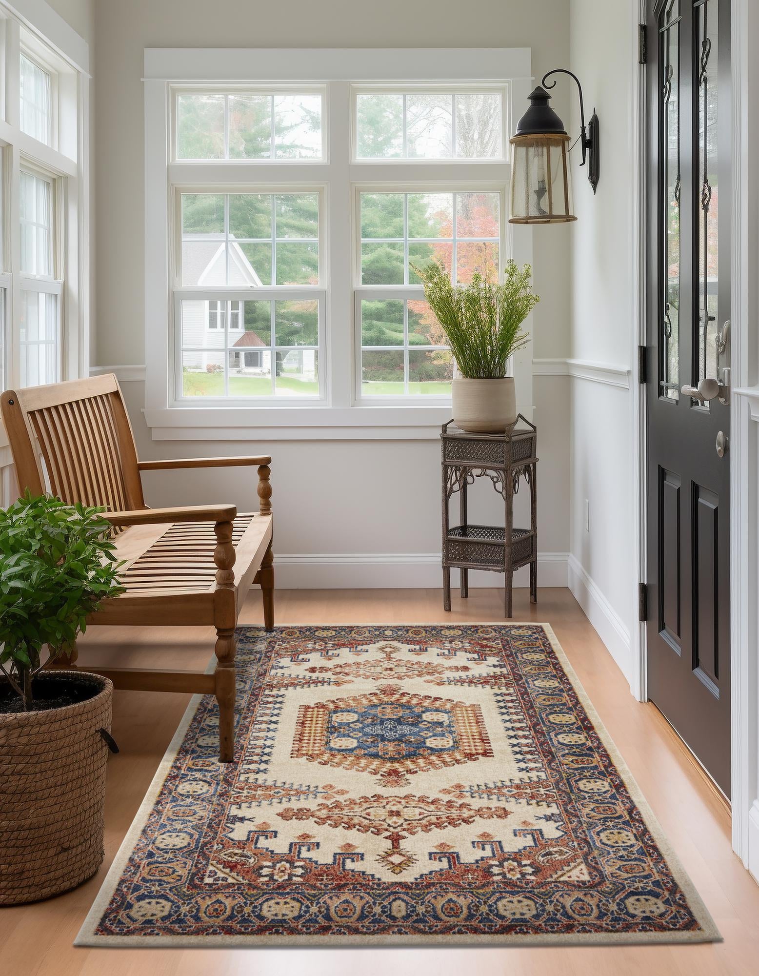 Cream 5' x 8' Eden Rug | Rugs.com