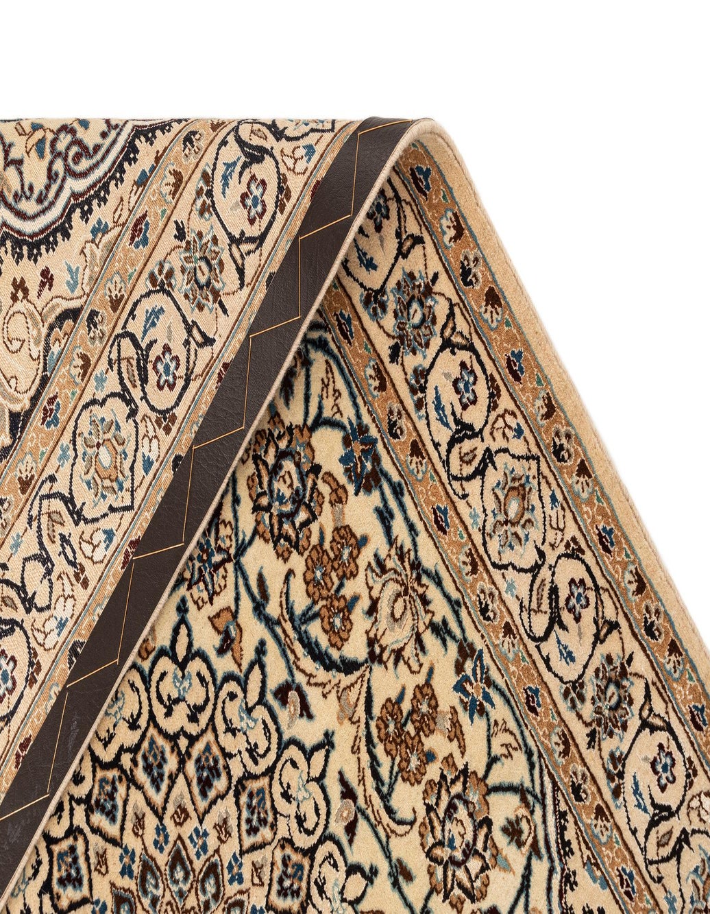 Cream 3' x 5' 1 Hand Knotted Nain Rug | Rugs.com