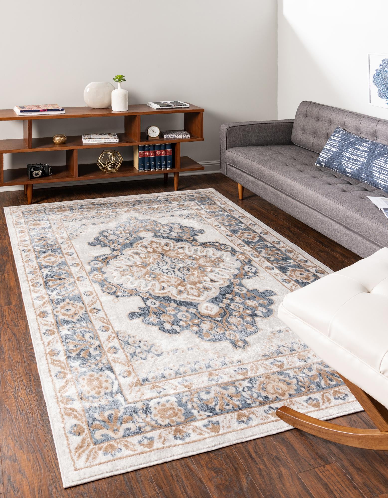 Cream 6' x 9' Oxford Rug | Rugs.com