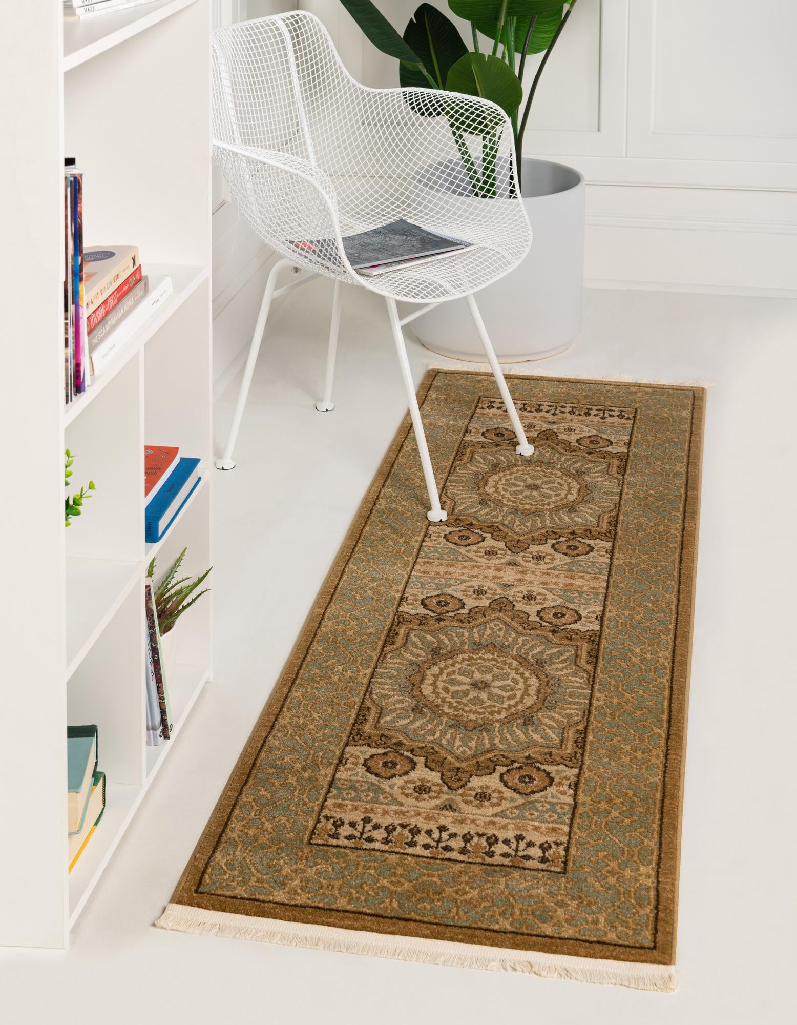 Cream 2' 7 x 10' Amina Runner Rug | Rugs.com