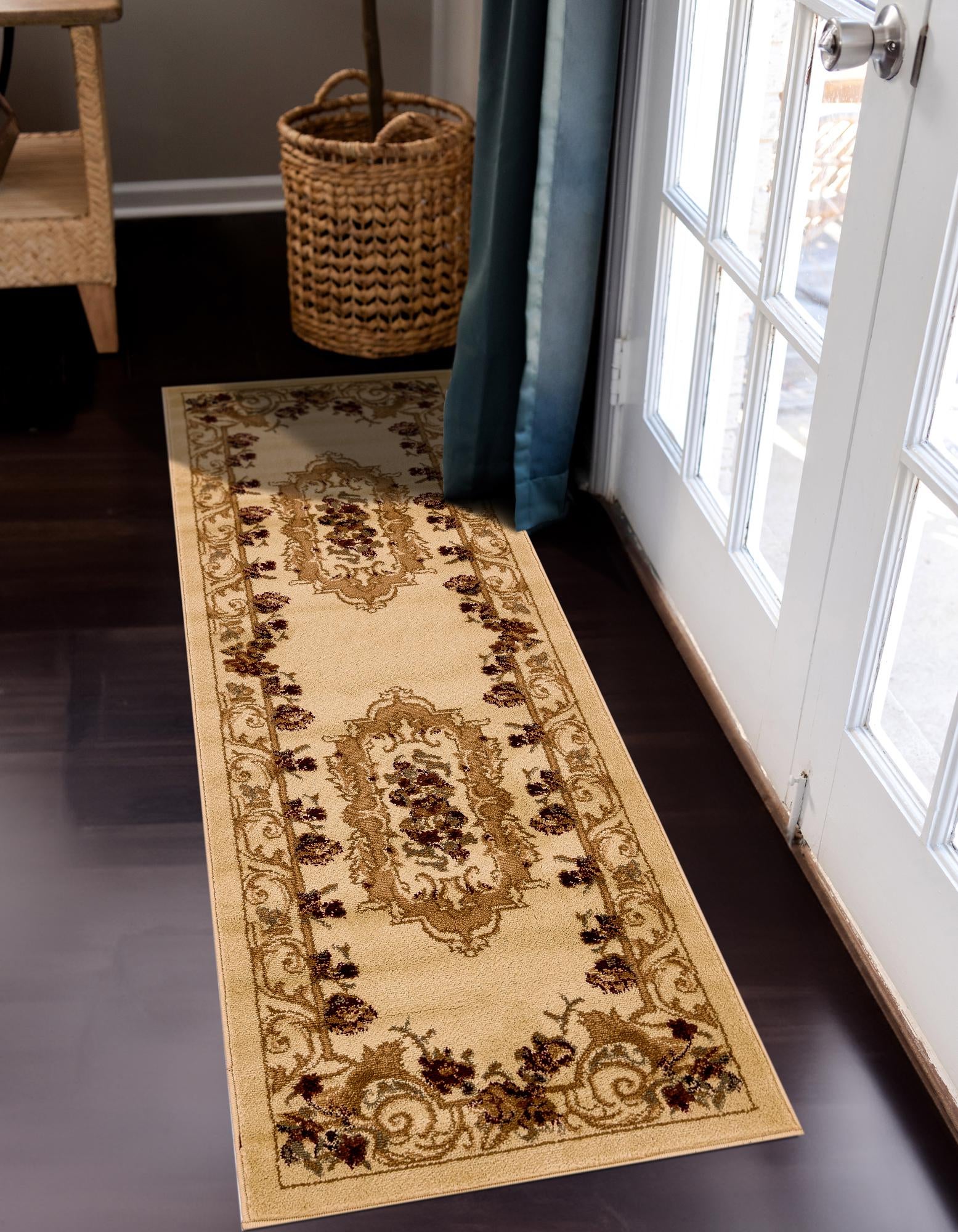 Cream 2' x 5' 3 Chateau Runner Rug | Rugs.com