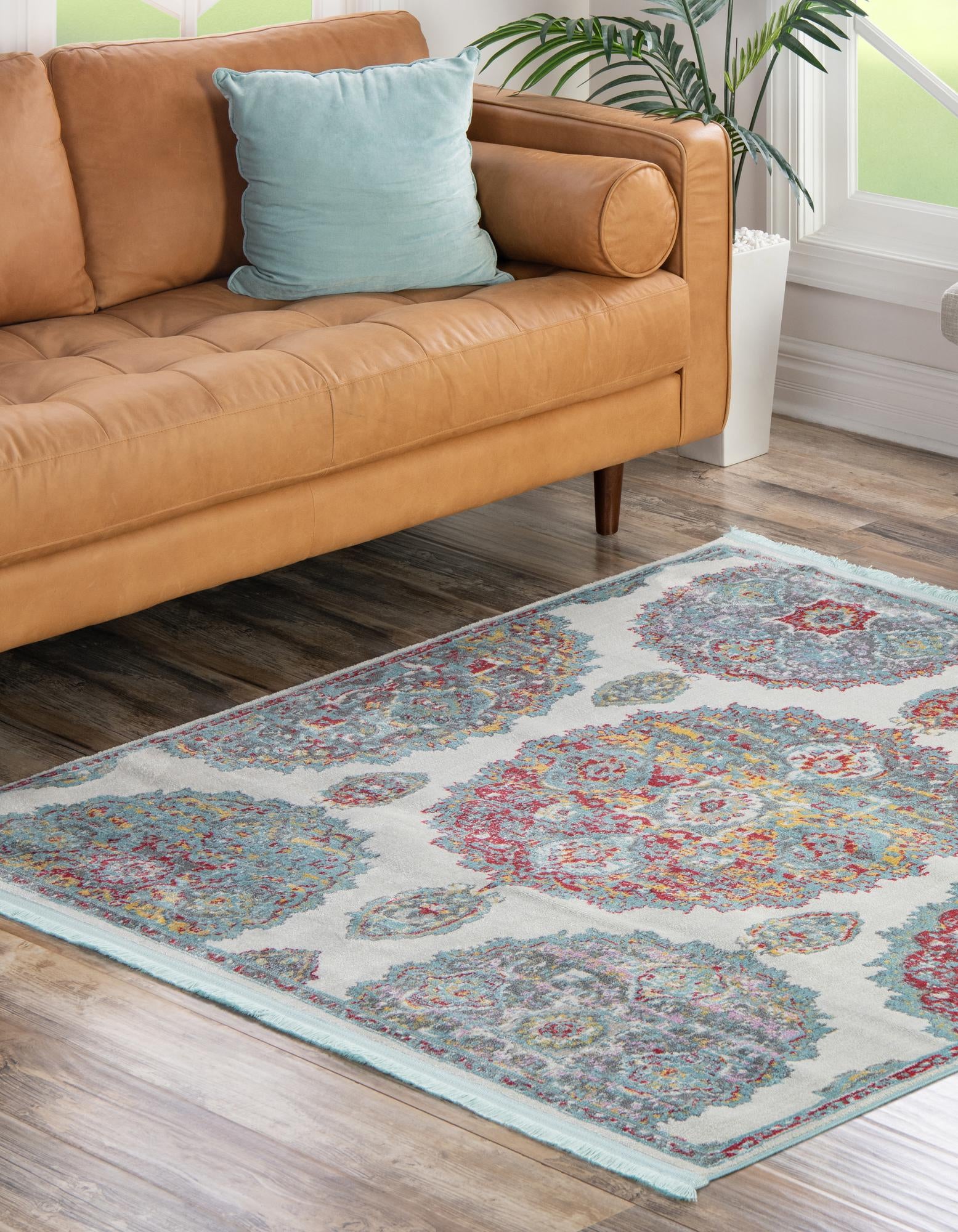 Cream 8' 2 x 8' 2 Paragon Square Rug | Rugs.com