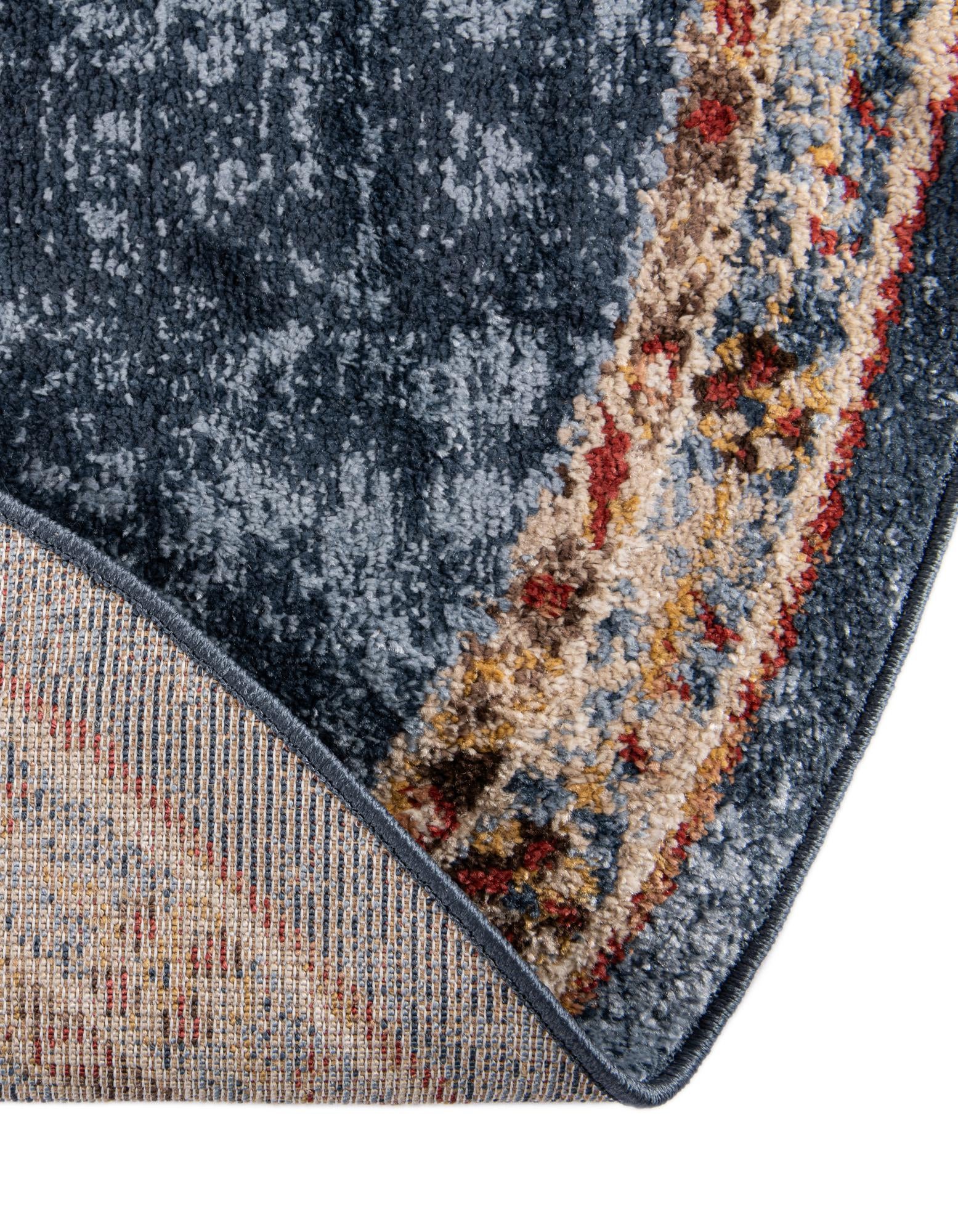 Dark Blue 3' 3 x 5' 3 Eden Oval Rug | Rugs.com