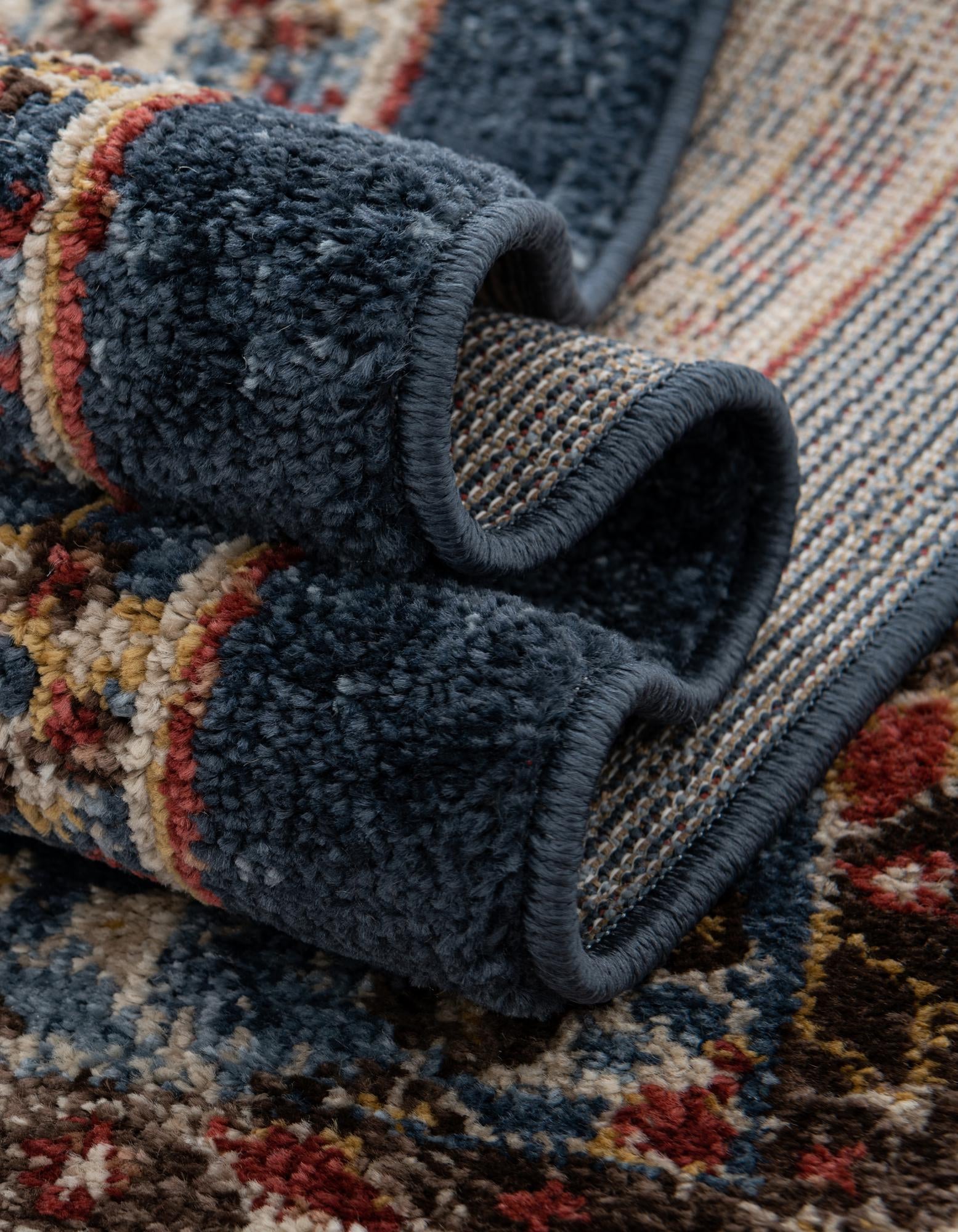 Dark Blue 3' 3 x 5' 3 Eden Oval Rug | Rugs.com