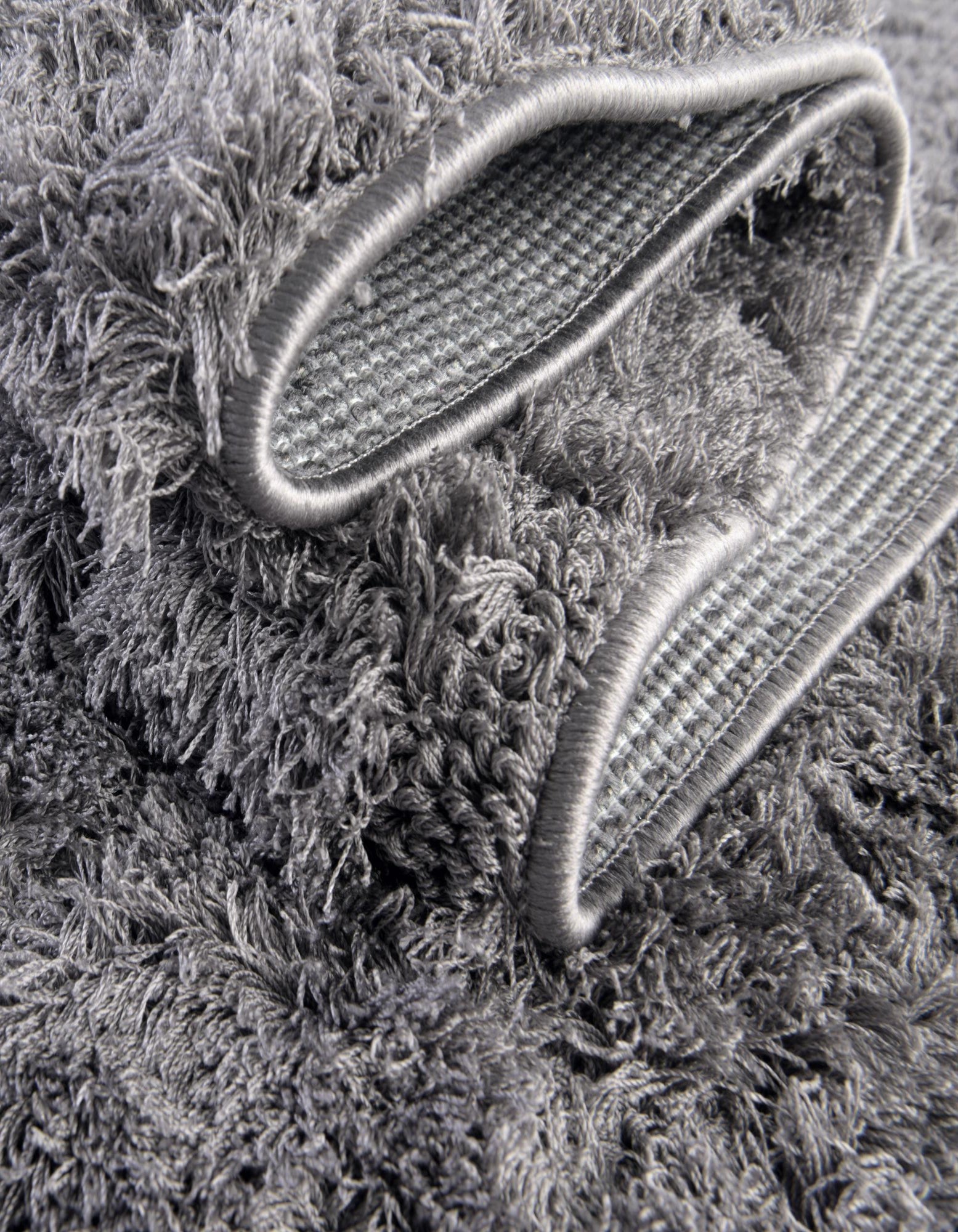 Dark Gray 5' x 8' Botanical Shag Rug | Rugs.com