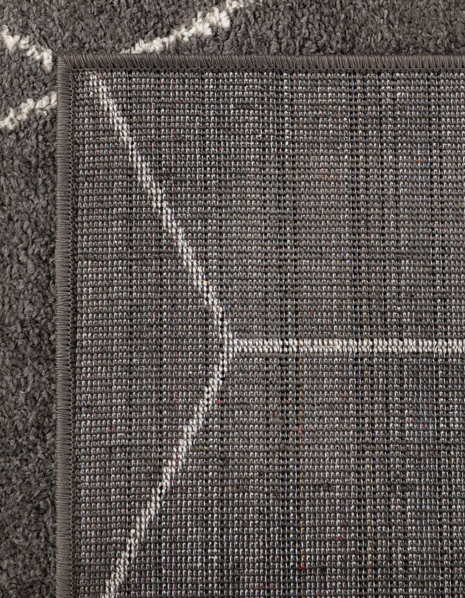 Dark Gray 9' x 12' Lattice Frieze Rug | Rugs.com