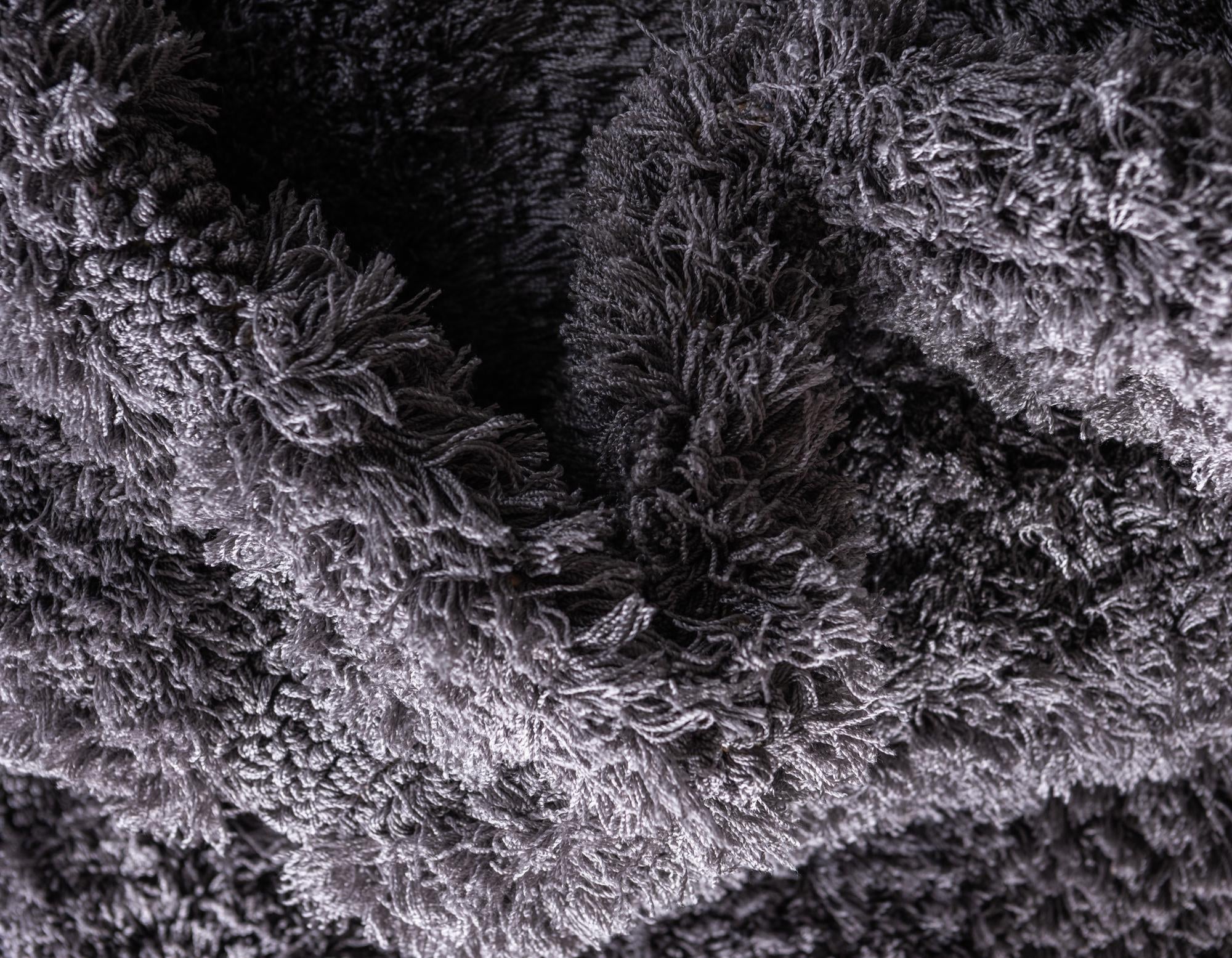 Dark Gray 8' x 10' Lattice Shag Rug | Rugs.com