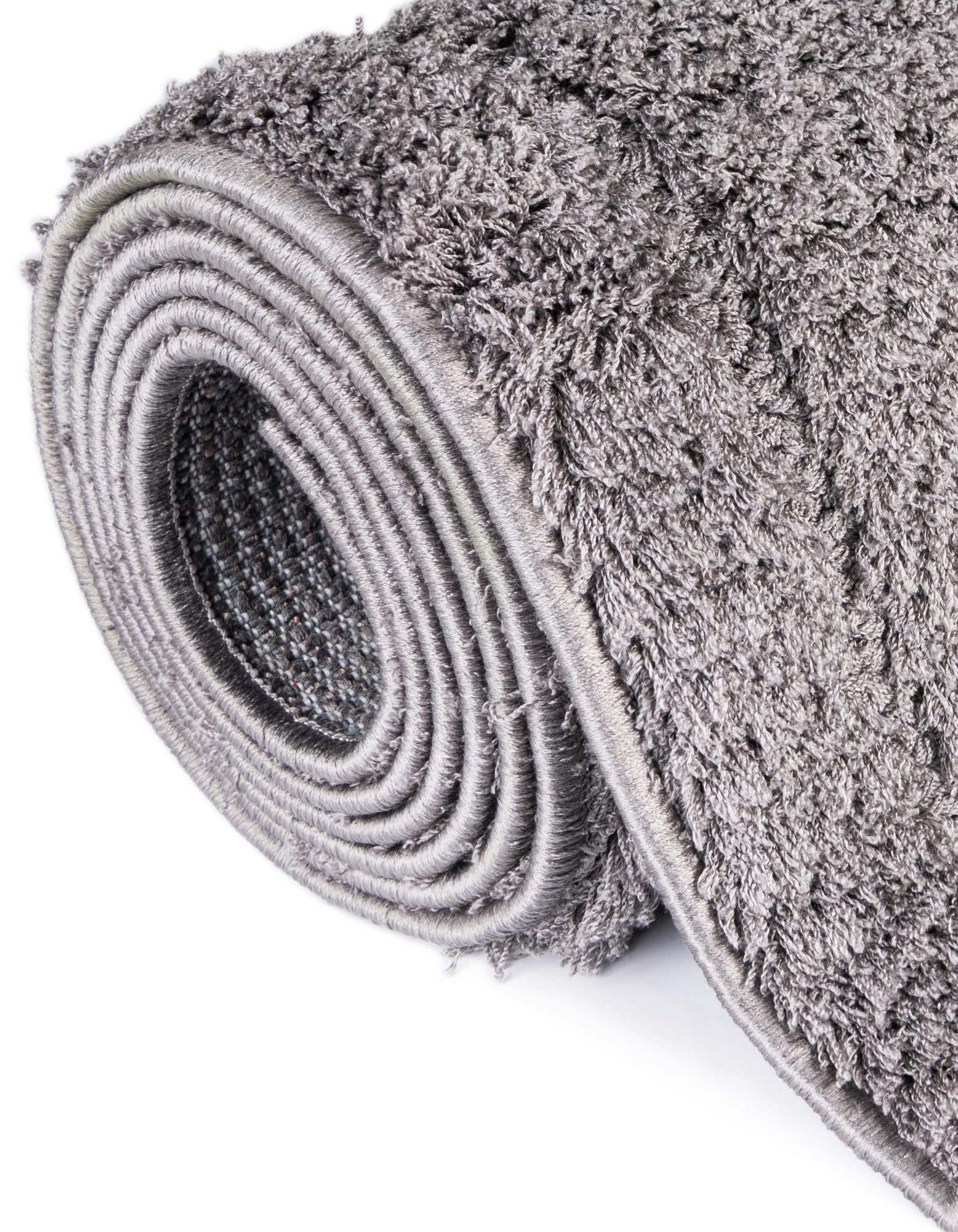 Dark Gray 8' x 10' Lattice Shag Rug | Rugs.com