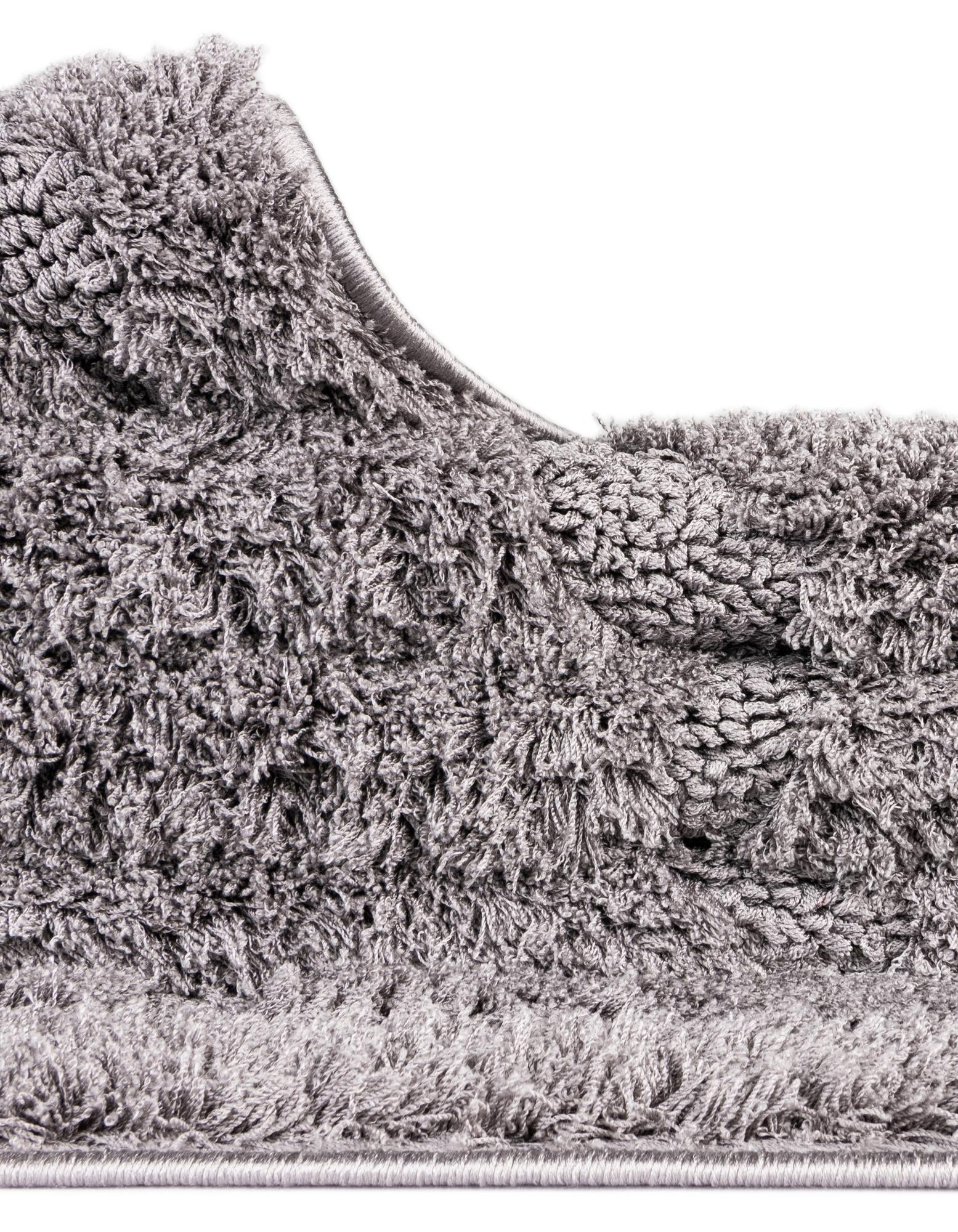 Dark Gray 8' x 10' Lattice Shag Rug | Rugs.com