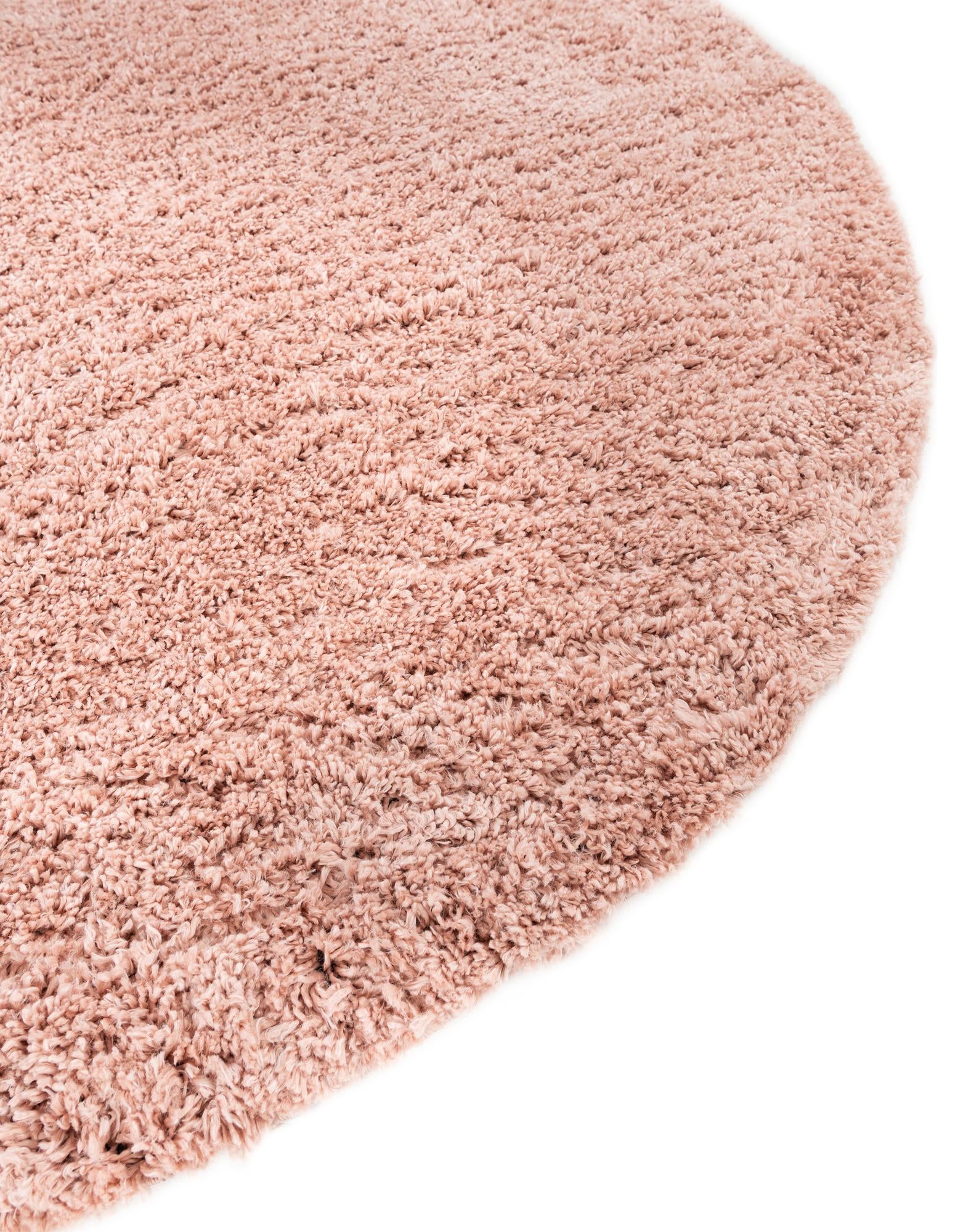 Dusty Rose 5' 3 x 8' Zermatt Shag Oval Rug | Rugs.com