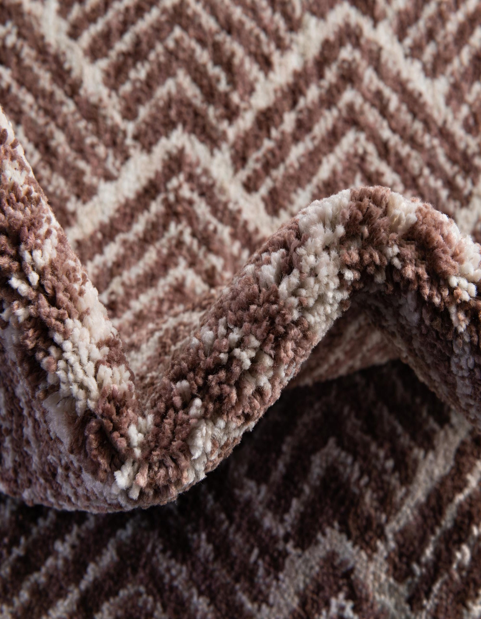 Dusty Rose 5' 3 x 8' Eco Trellis Rug | Rugs.com