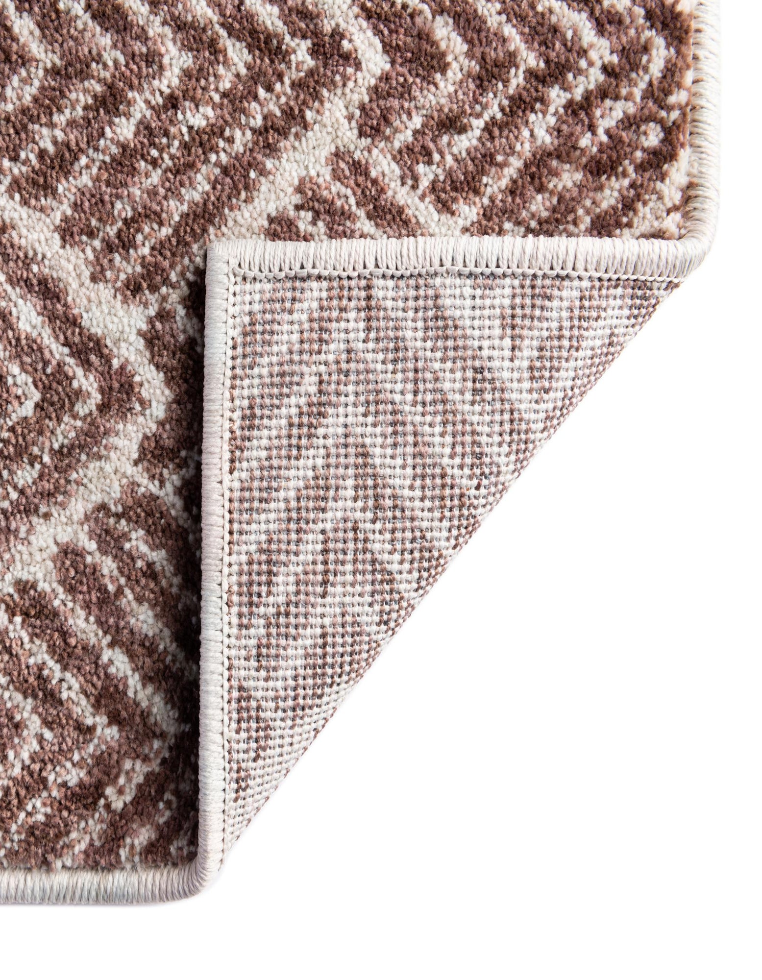 Dusty Rose 5' 3 x 8' Eco Trellis Rug | Rugs.com
