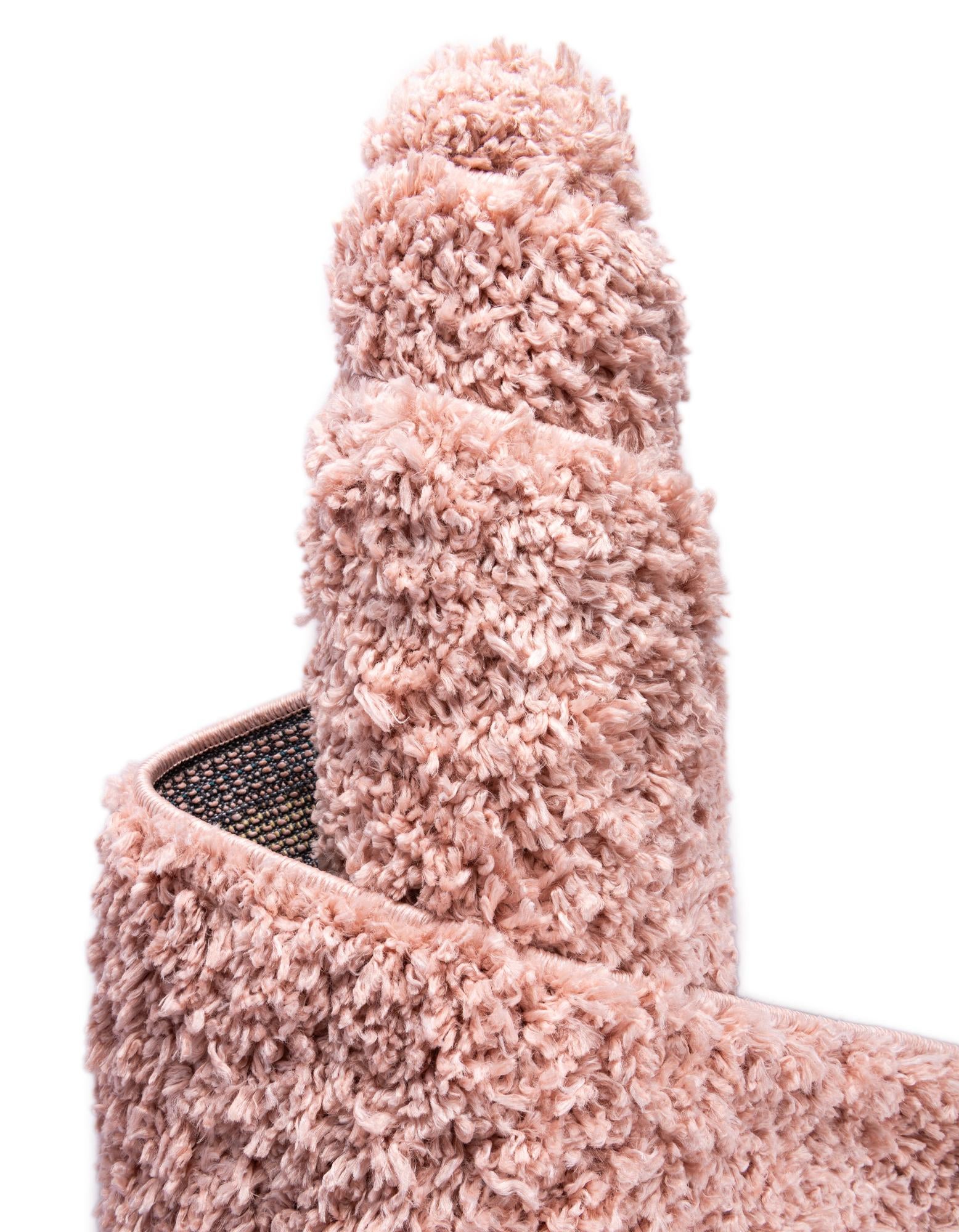 Dusty Rose 10' x 13' Zermatt Shag Rug | Rugs.com