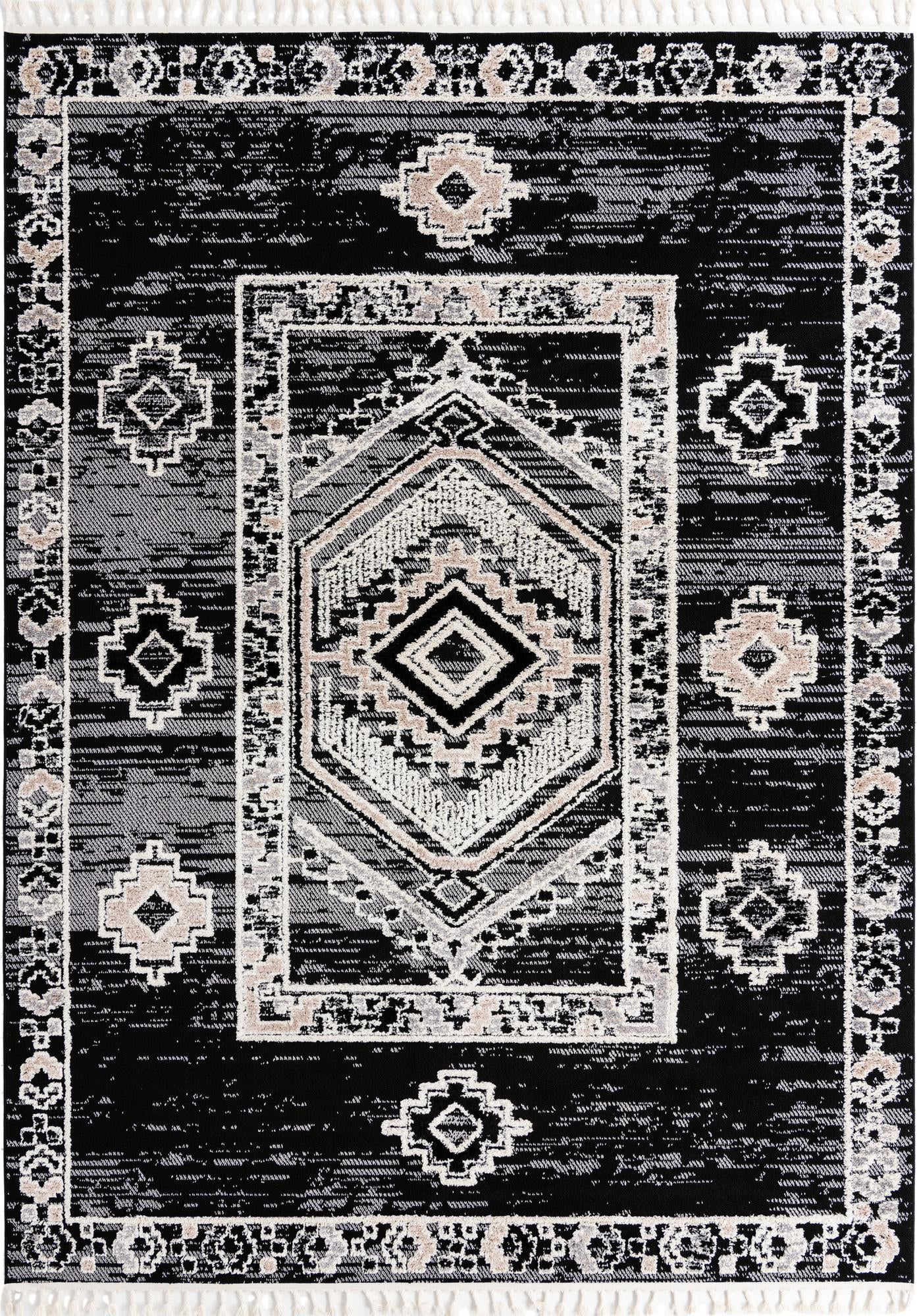 Fossil Gray 9' x 12' Cherokee Rug | Rugs.com