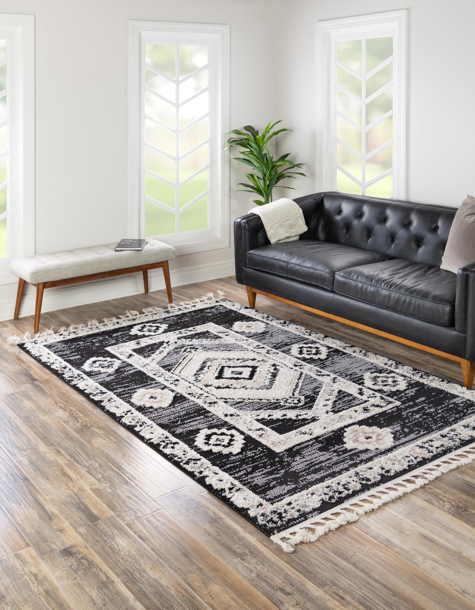 Fossil Gray 9' x 12' Cherokee Rug | Rugs.com