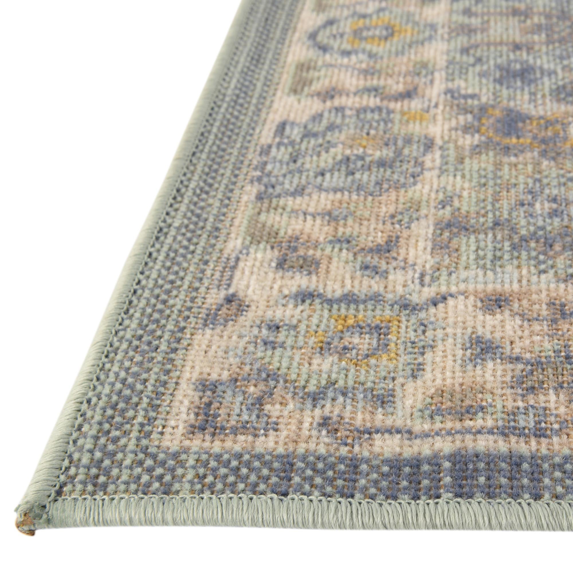 French Blue 2' x 8' Whitney Runner Rug | Rugs.com