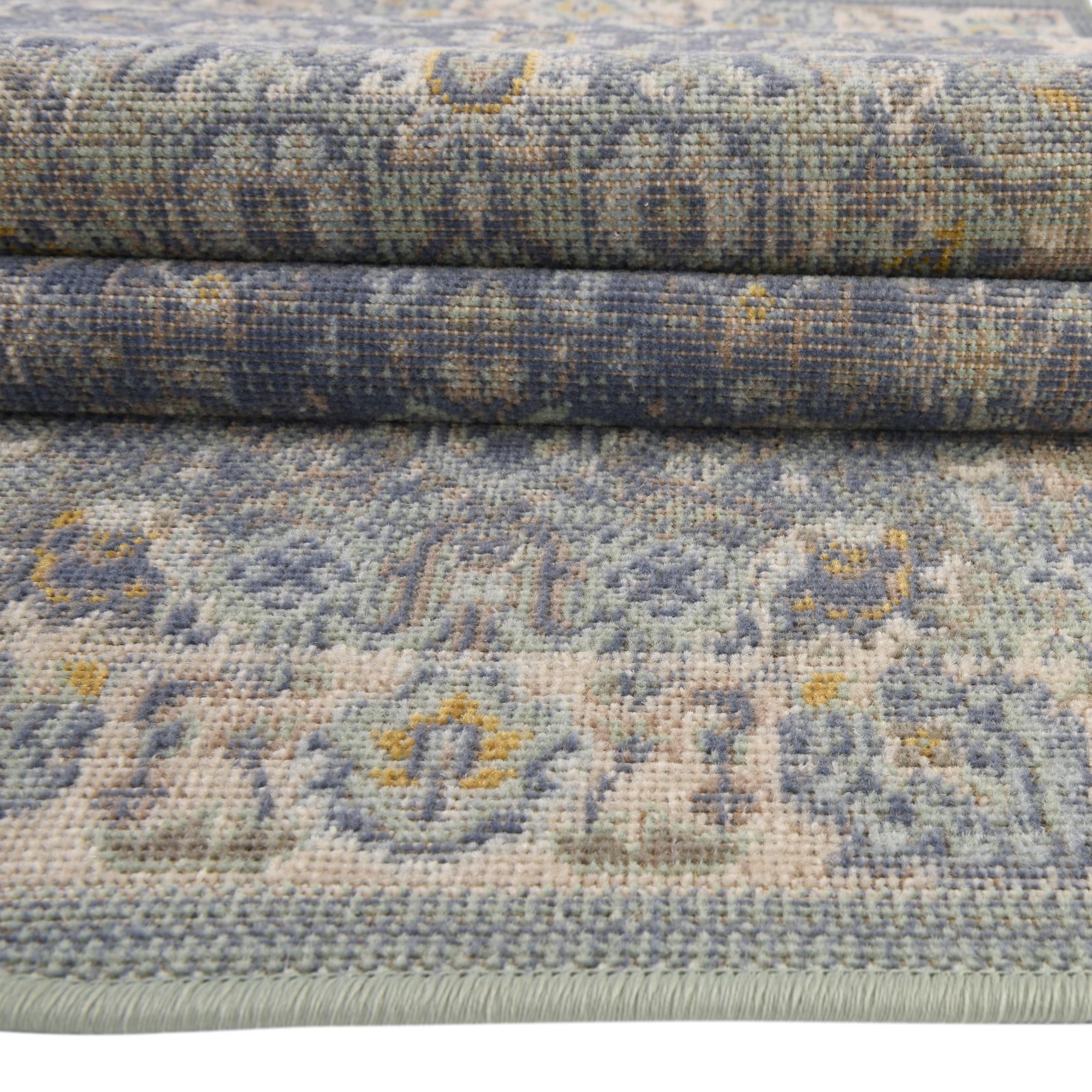 French Blue 2' x 8' Whitney Runner Rug | Rugs.com