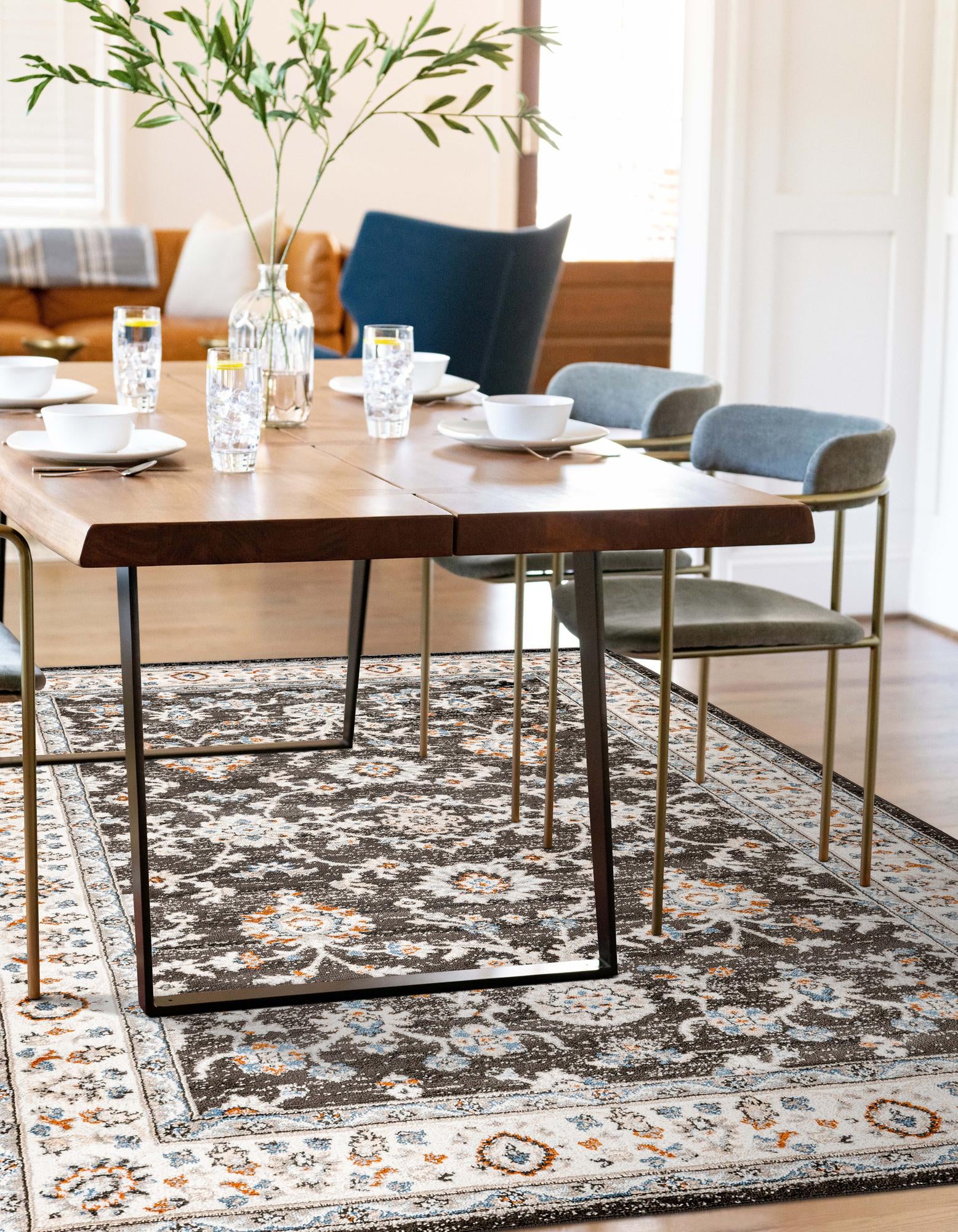 Fume Gray 10' x 13' Charlotte Rug | Rugs.com