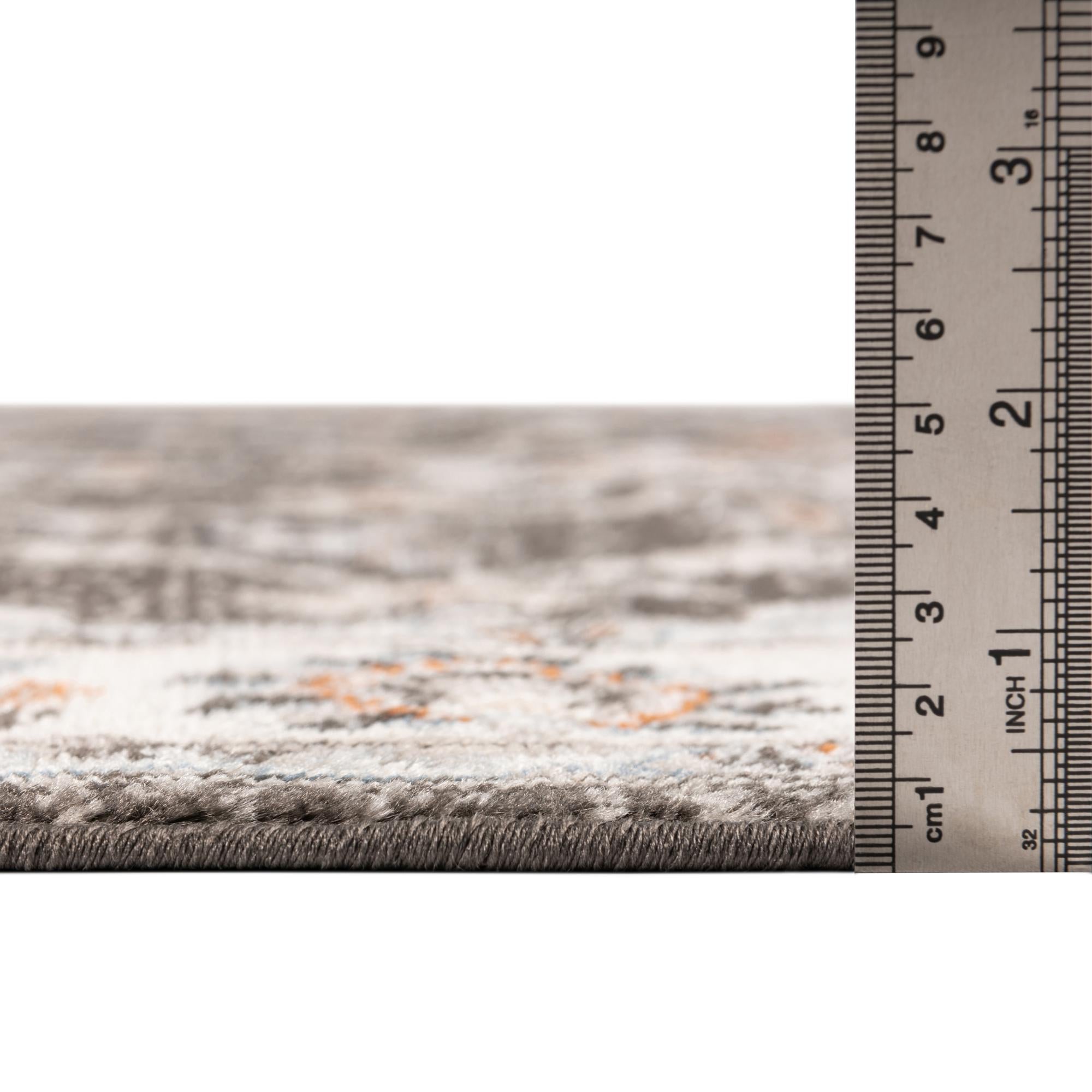 Fume Gray 4' x 6' Charlotte Rug | Rugs.com