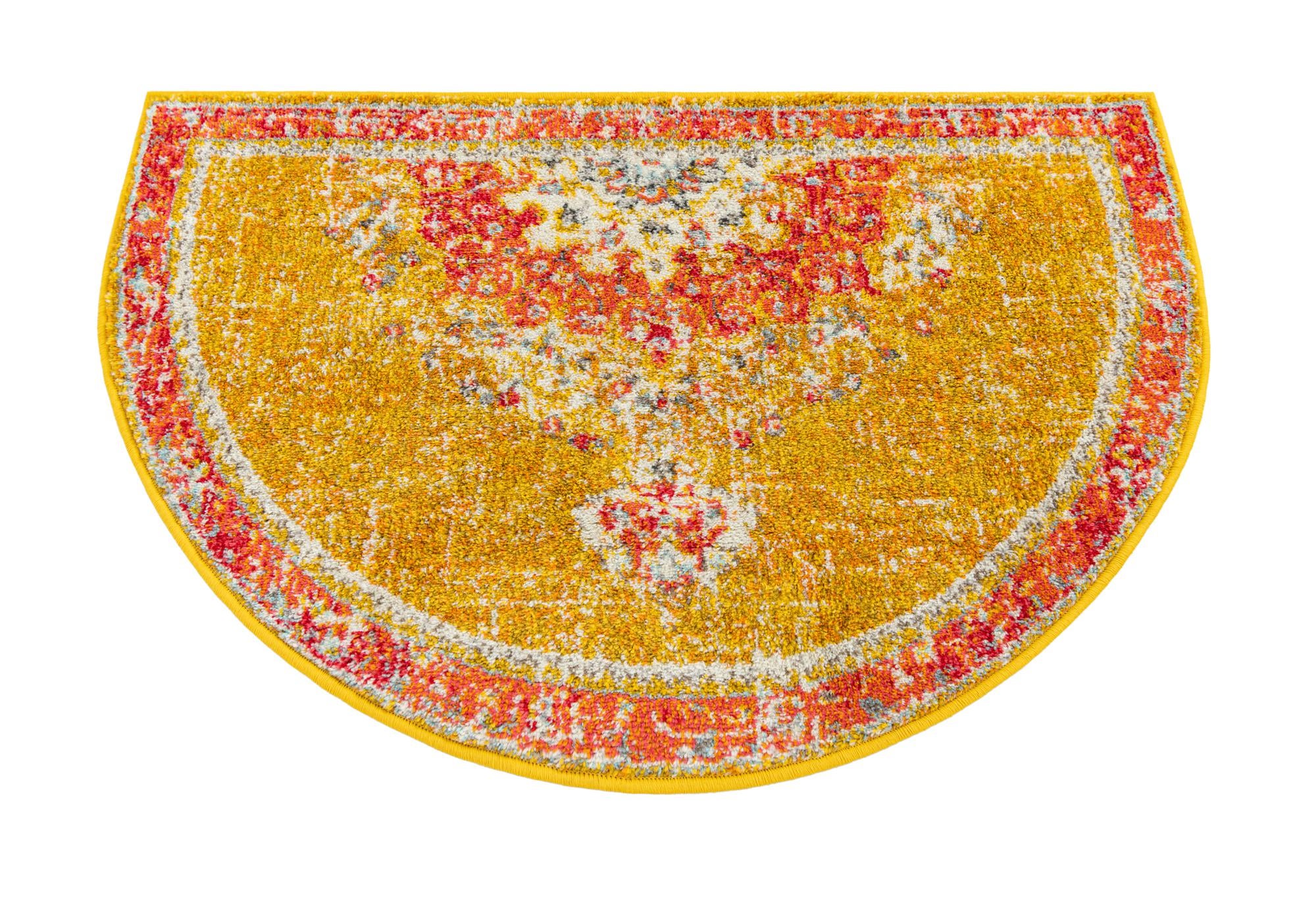 Gold 2' 7 x 4' Madeline Hearth Rug | Rugs.com