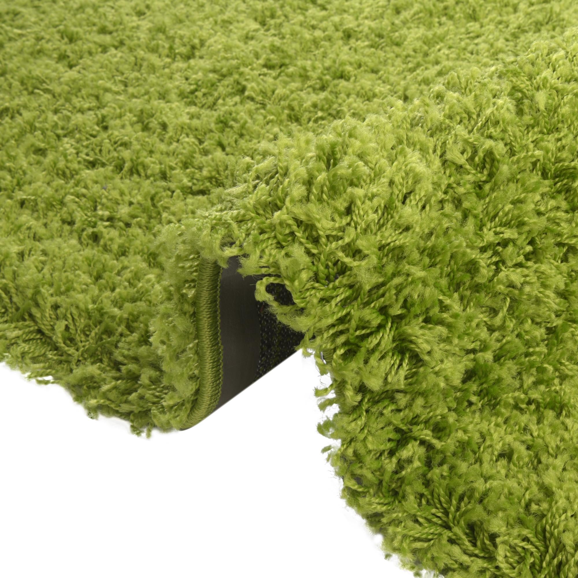 Grass Green 8' x 11' Solid Shag Rug | Rugs.com