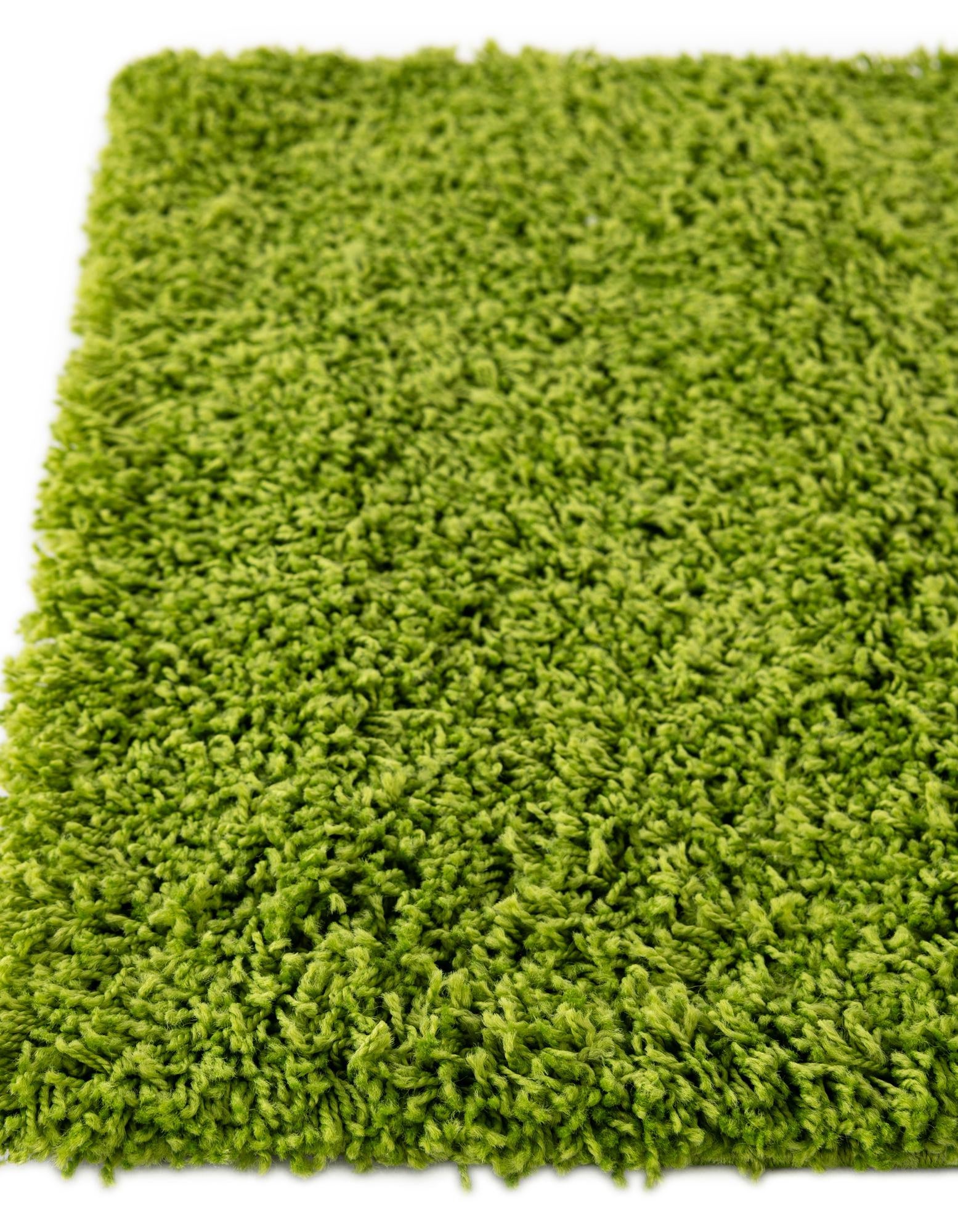 Grass Green 4' x 6' Solid Shag Rug | Rugs.com