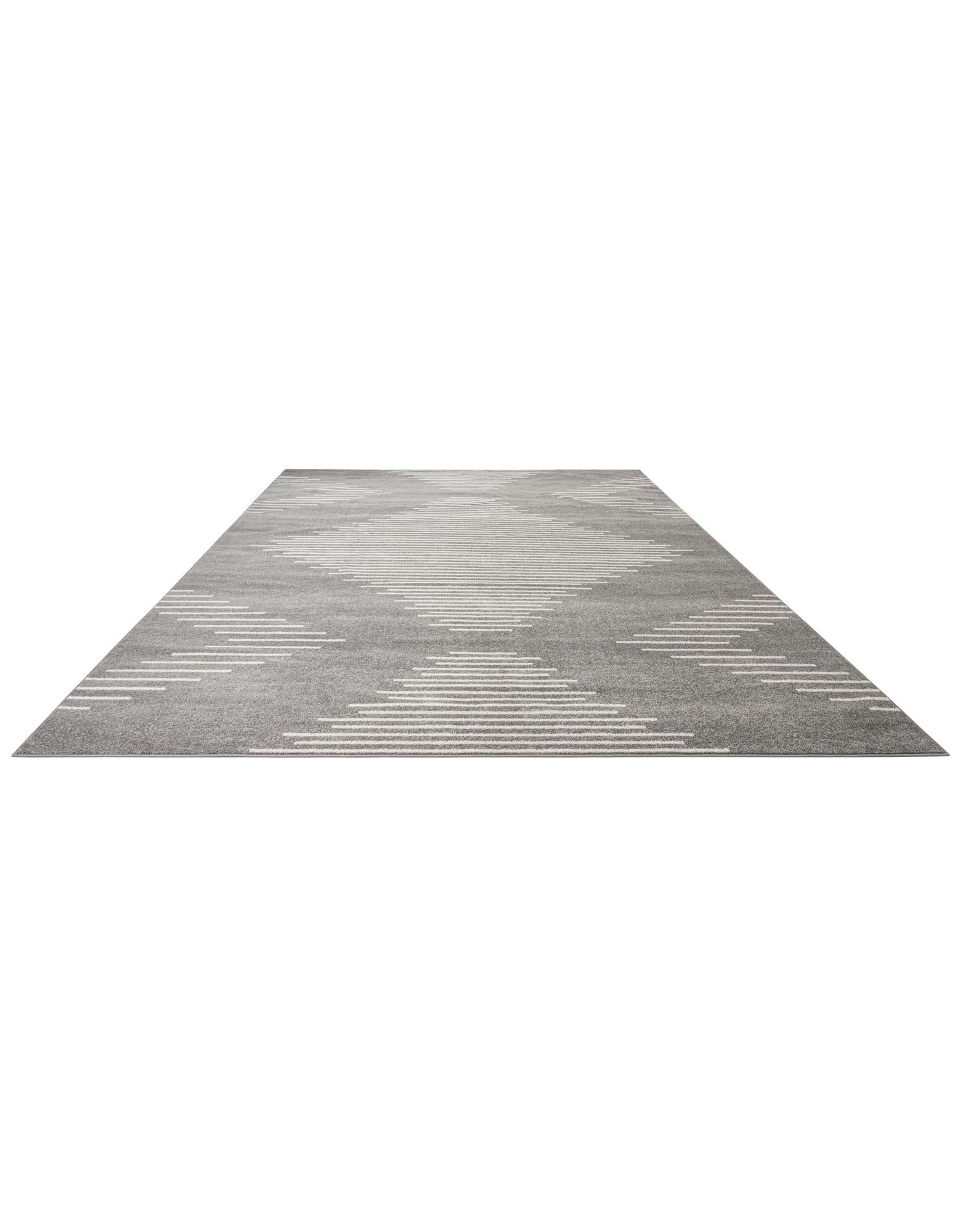 Gray and Ivory 12' x 16' Kai Rug | Rugs.com