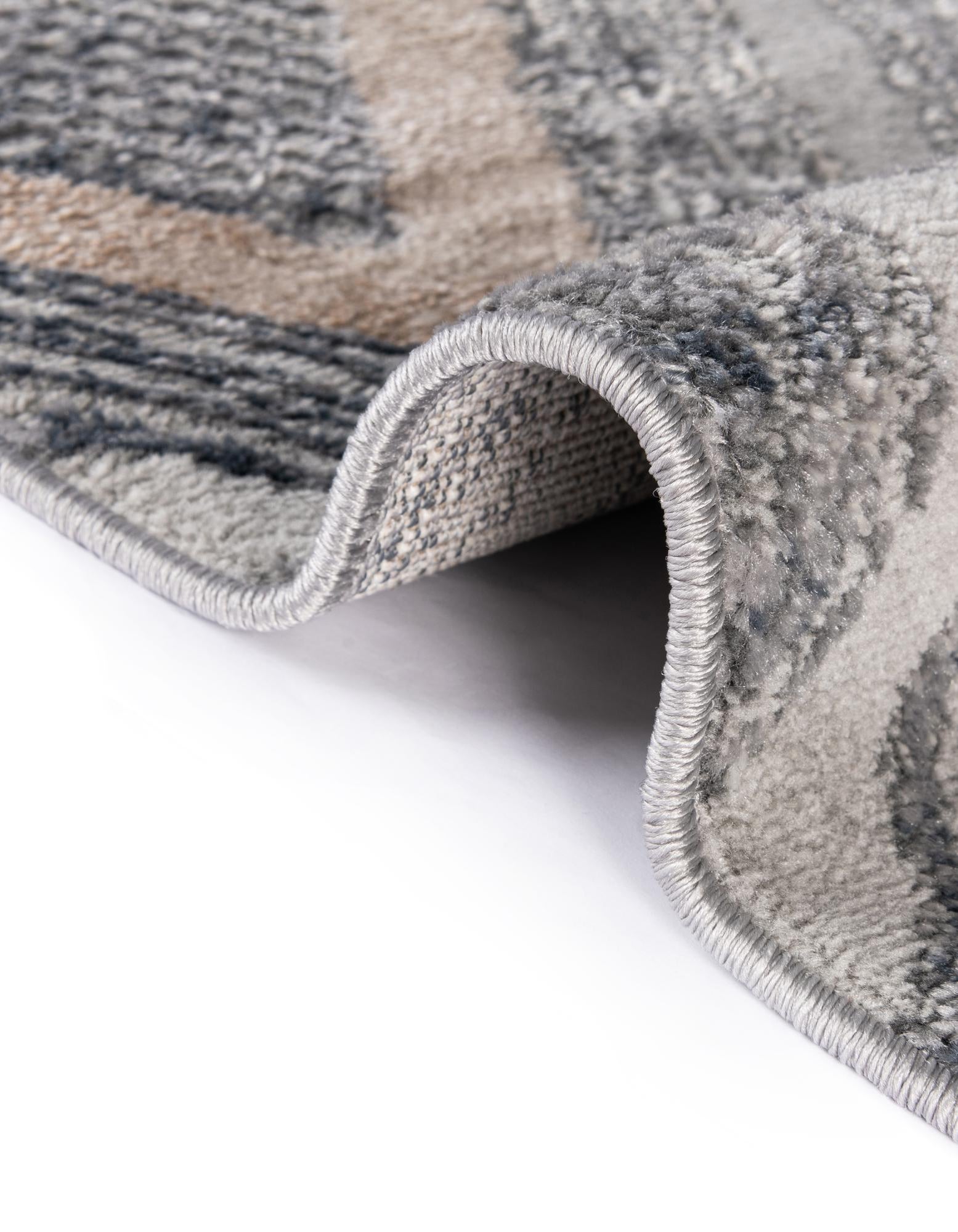 Gray Cream 5' x 8' Caspian Rug | Rugs.com