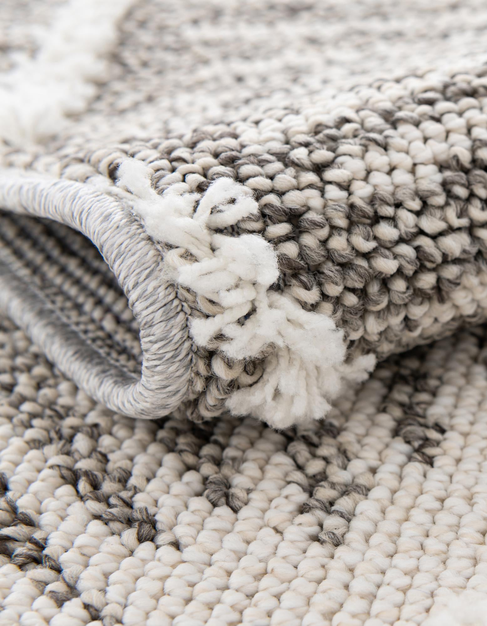 Gray Ivory 5' 3 x 5' 3 Boho Round Rug | Rugs.com