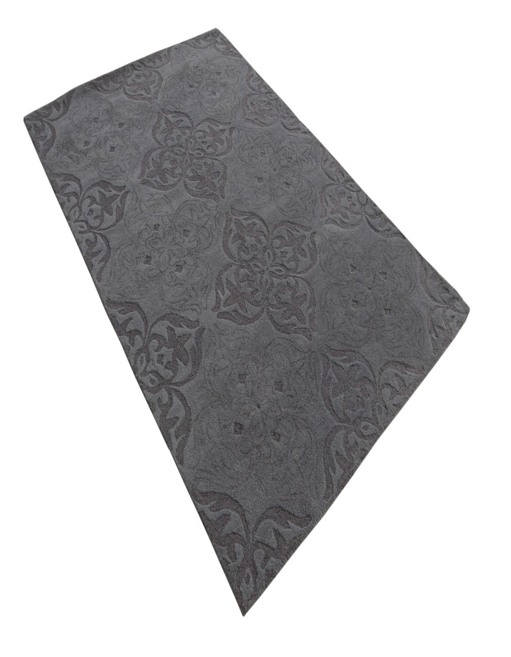 Gray 5' x 7' 6 Agra Wool Rug | Rugs.com