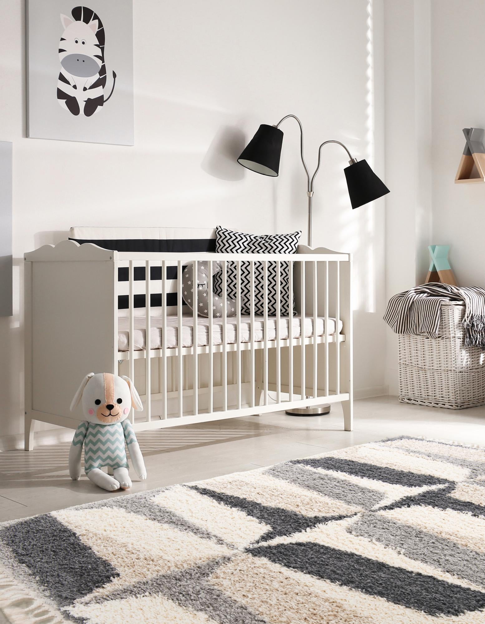 Gray 8' x 10' Athena Shag Rug | Rugs.com