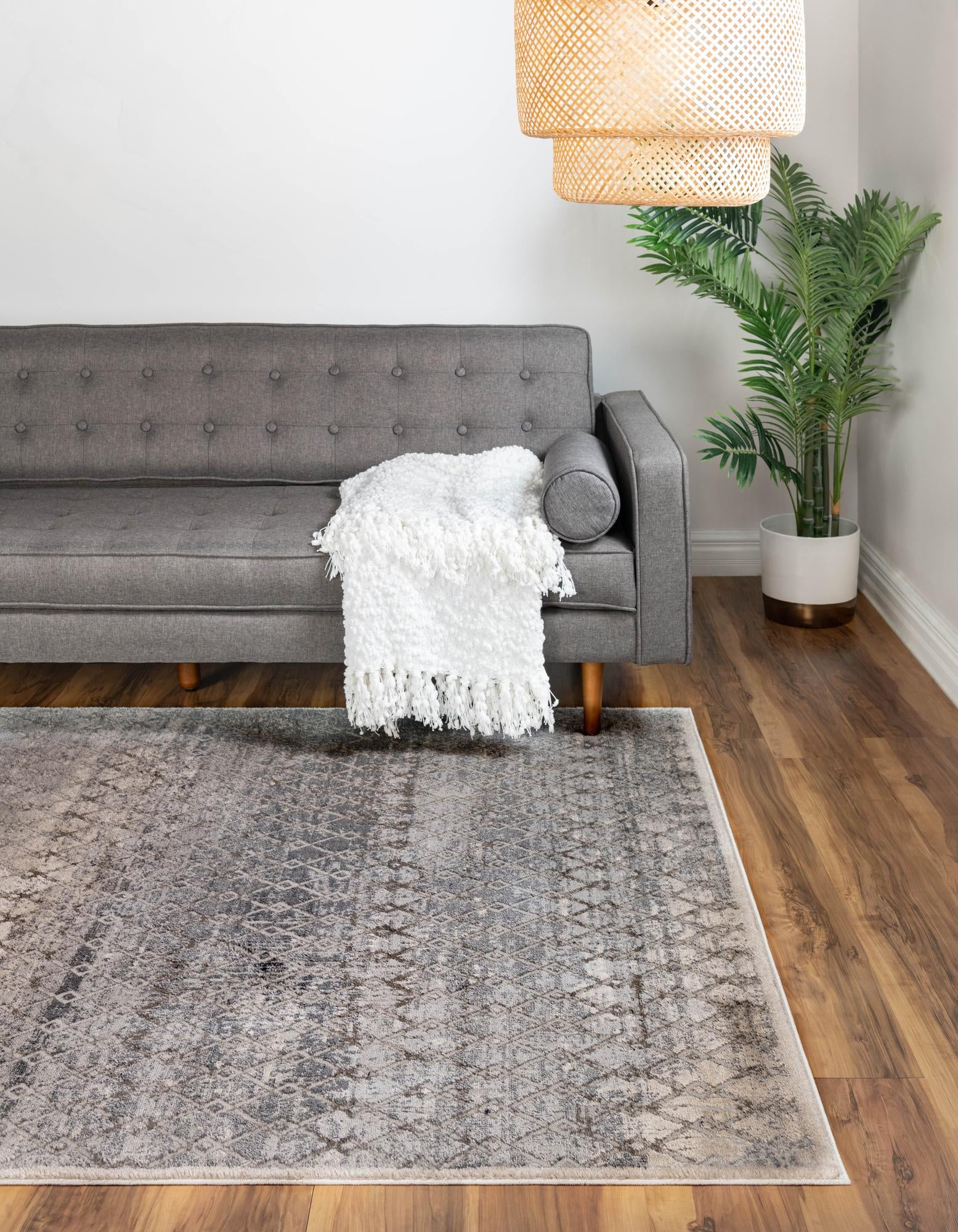 Gray 9' x 12' 2 Caspian Rug | Rugs.com