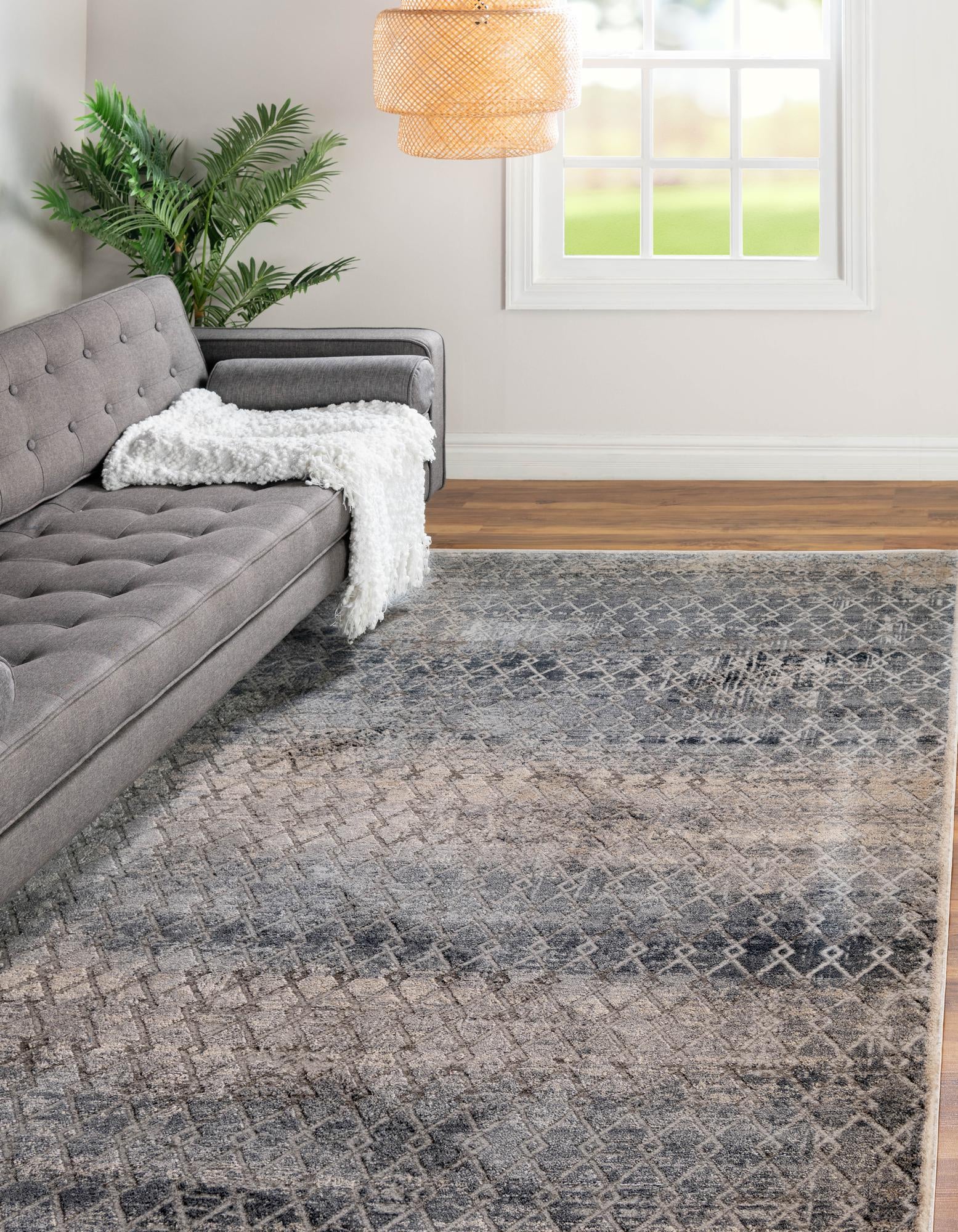 Gray 9' x 12' 2 Caspian Rug | Rugs.com