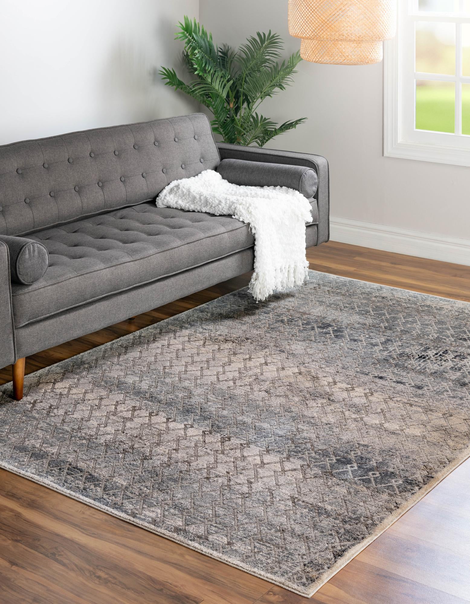 Gray 9' x 12' 2 Caspian Rug | Rugs.com