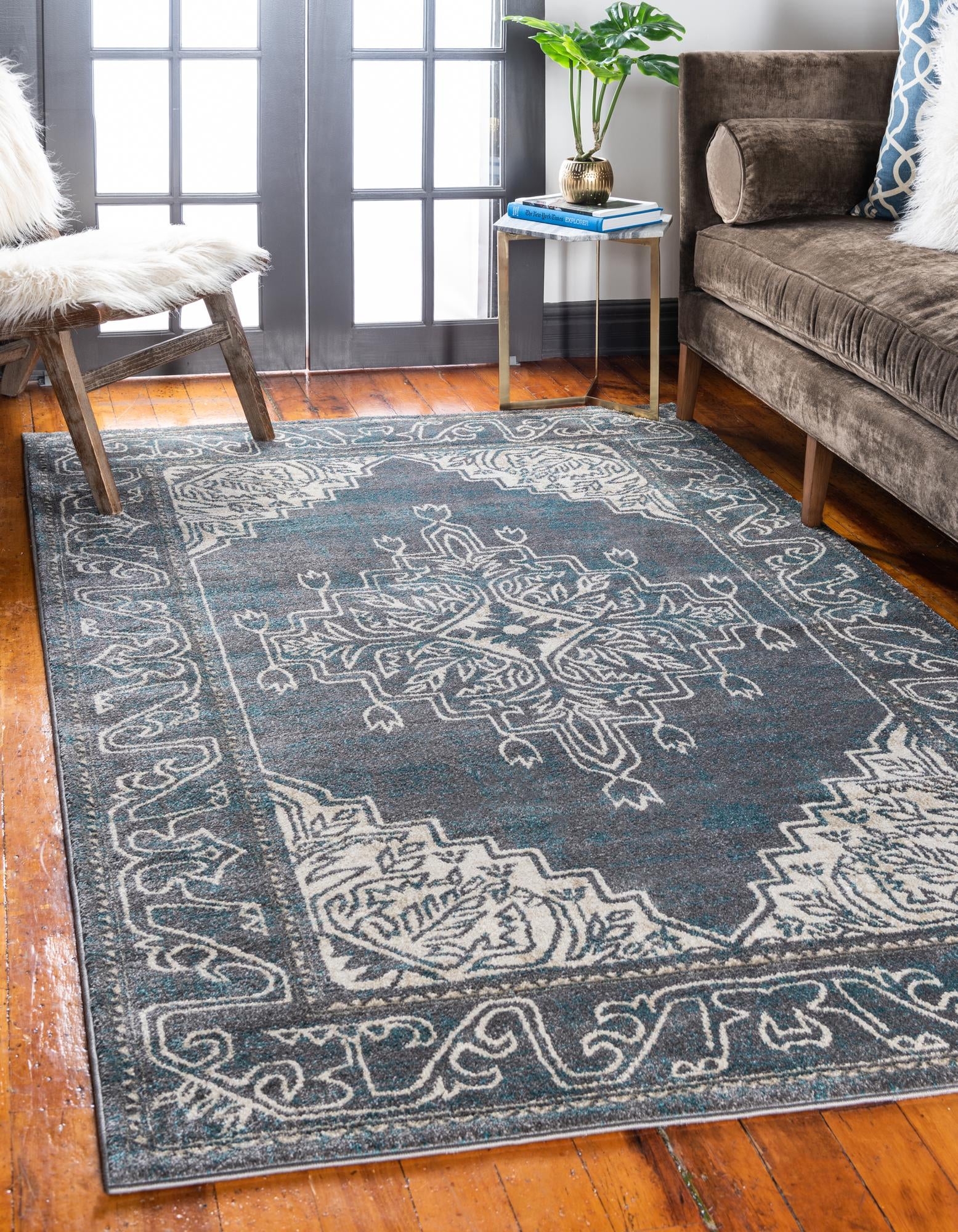 Gray 8' x 10' Delilah Rug | Rugs.com