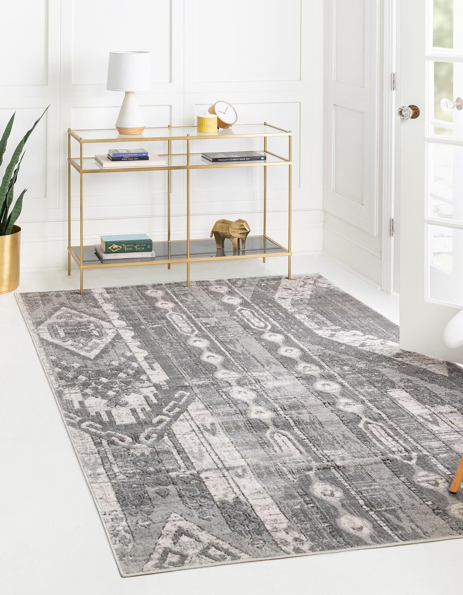 Gray 4' x 6' Oregon Rug | Rugs.com