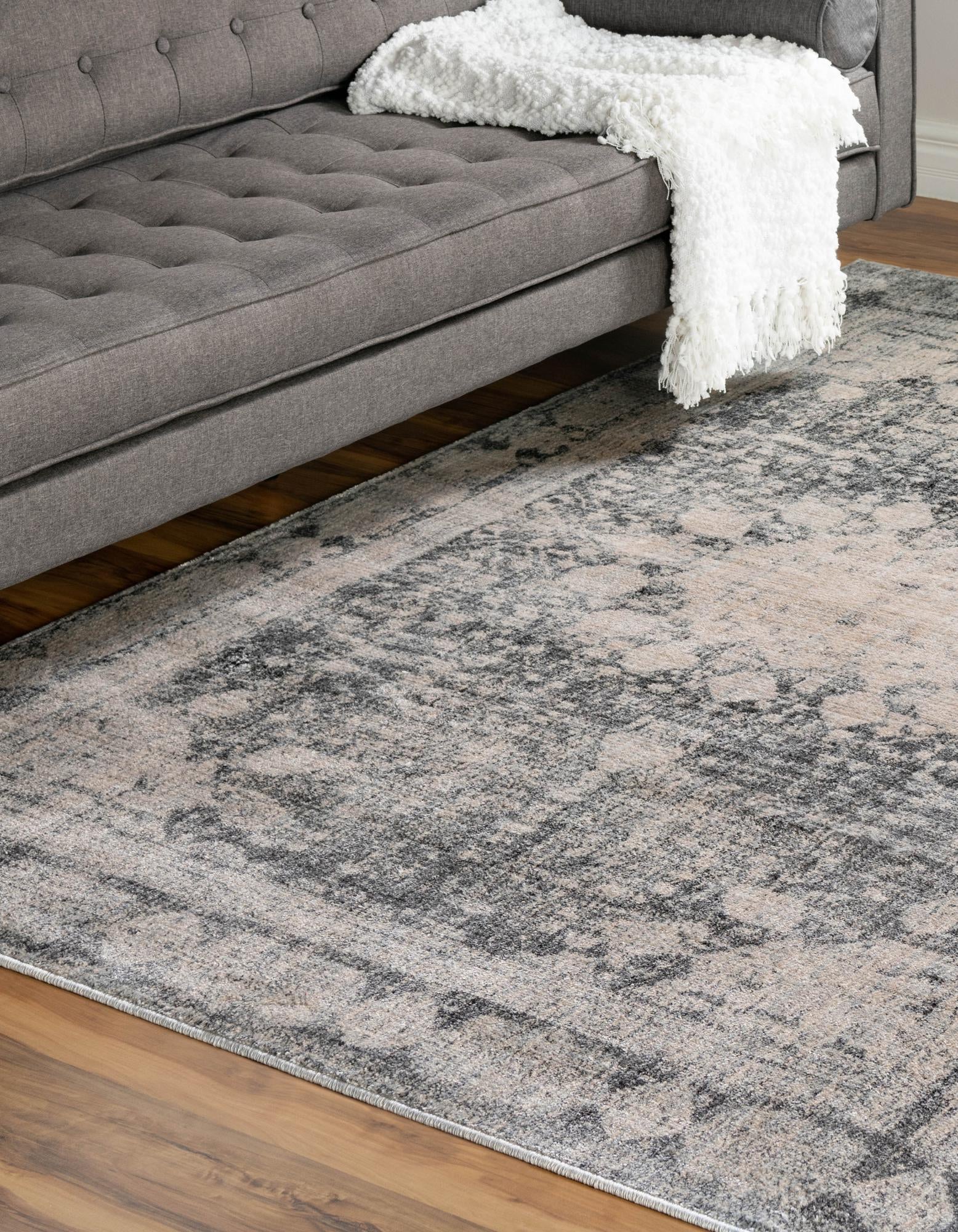 Gray 8' x 10' Oxfordshire Rug | Rugs.com