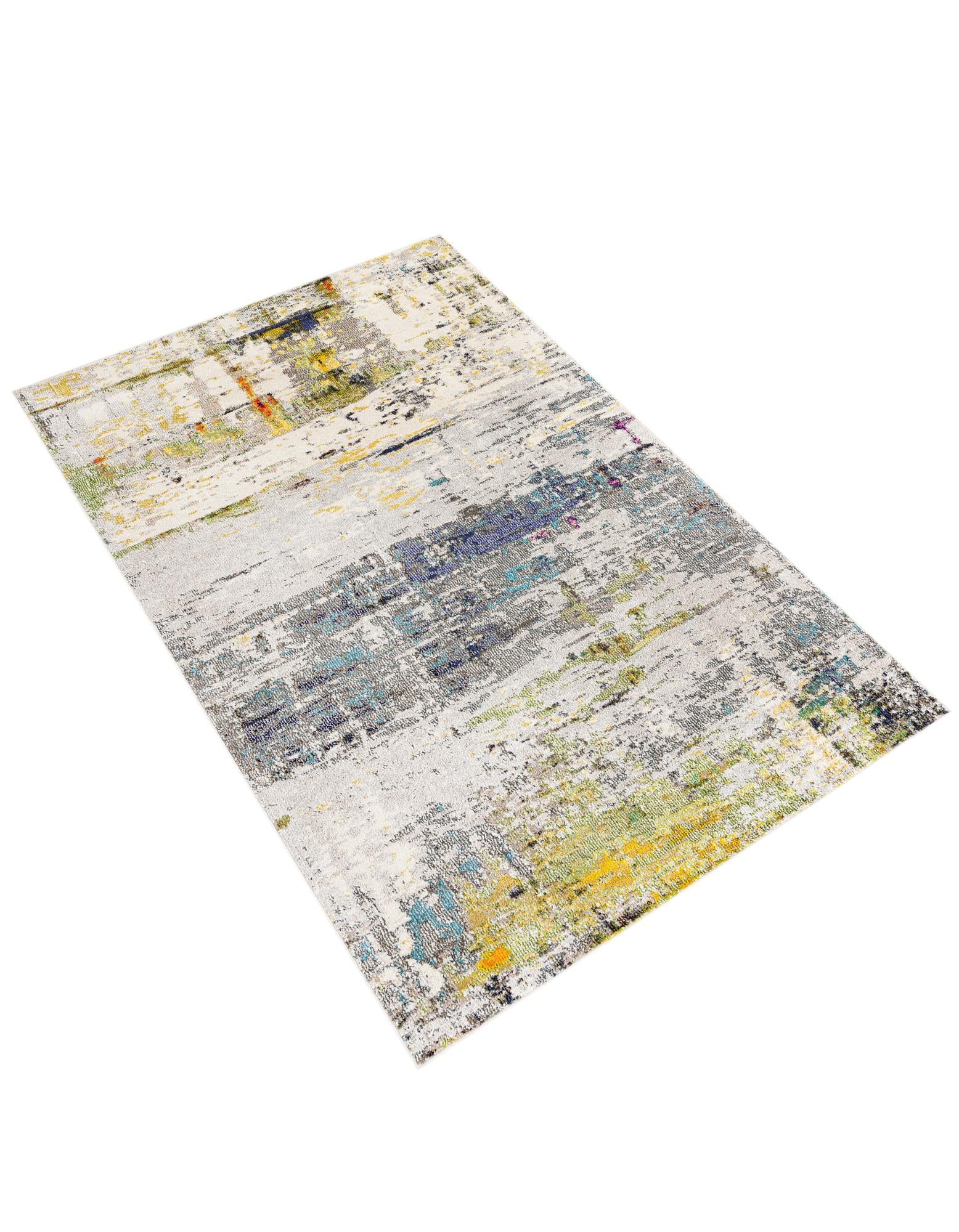 Gray 5' x 8' Theia Rug | Rugs.com