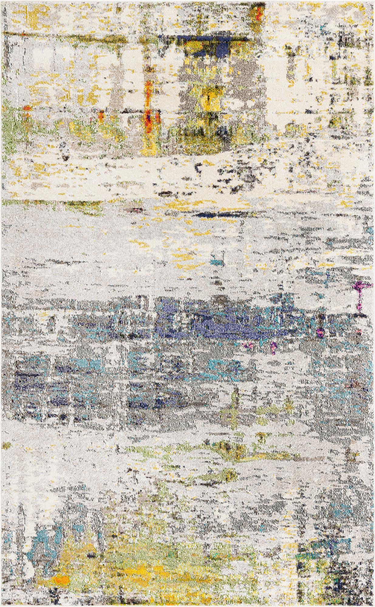 Gray 5' x 8' Theia Rug | Rugs.com