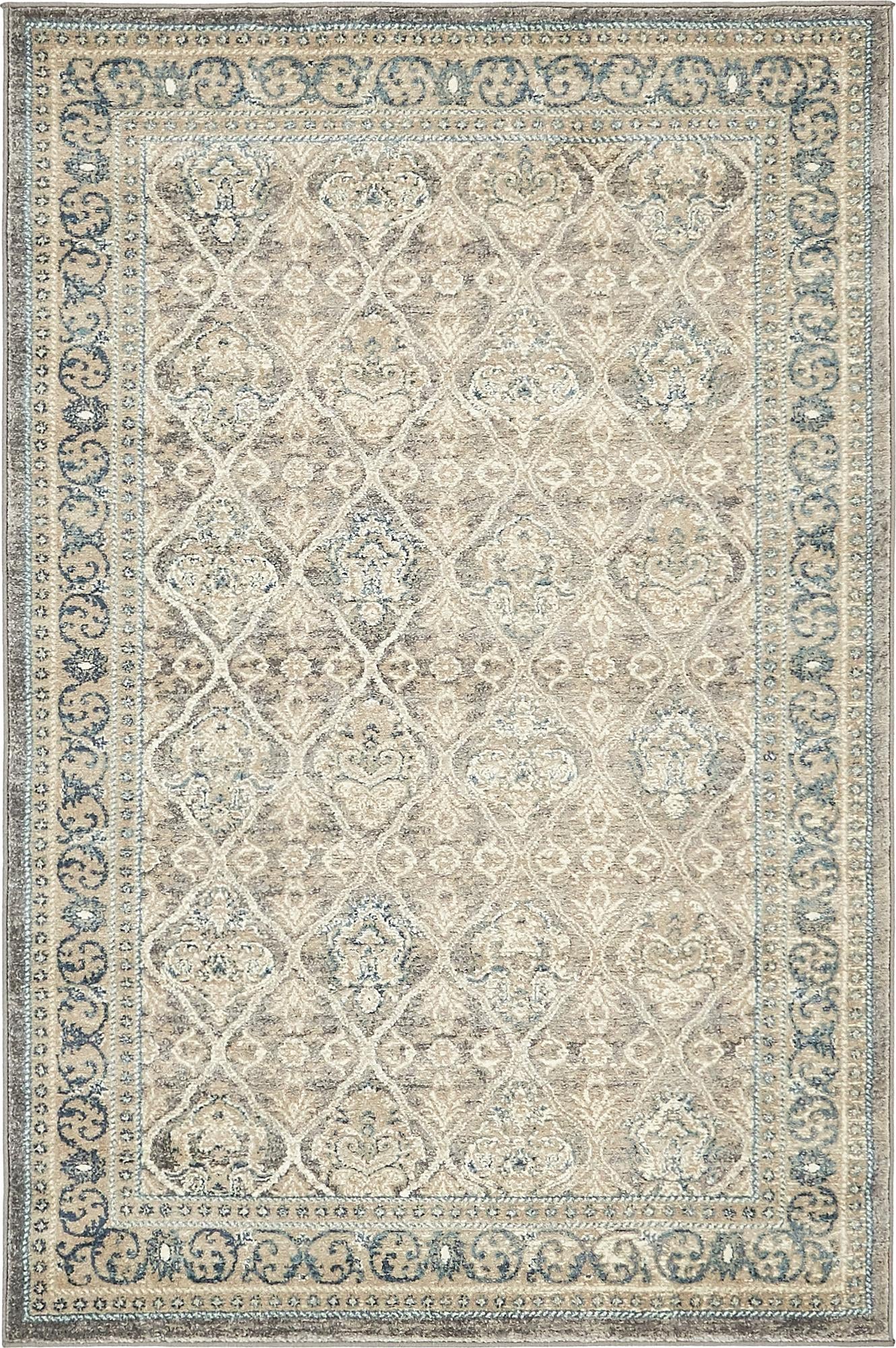 Light Blue 4' x 6' Eliora Viola Rug | Rugs.com