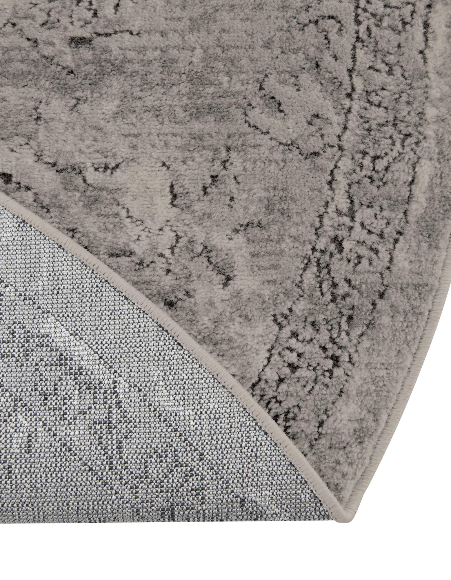 Gray 3' 3 x 3' 3 Oregon Round Rug | Rugs.com