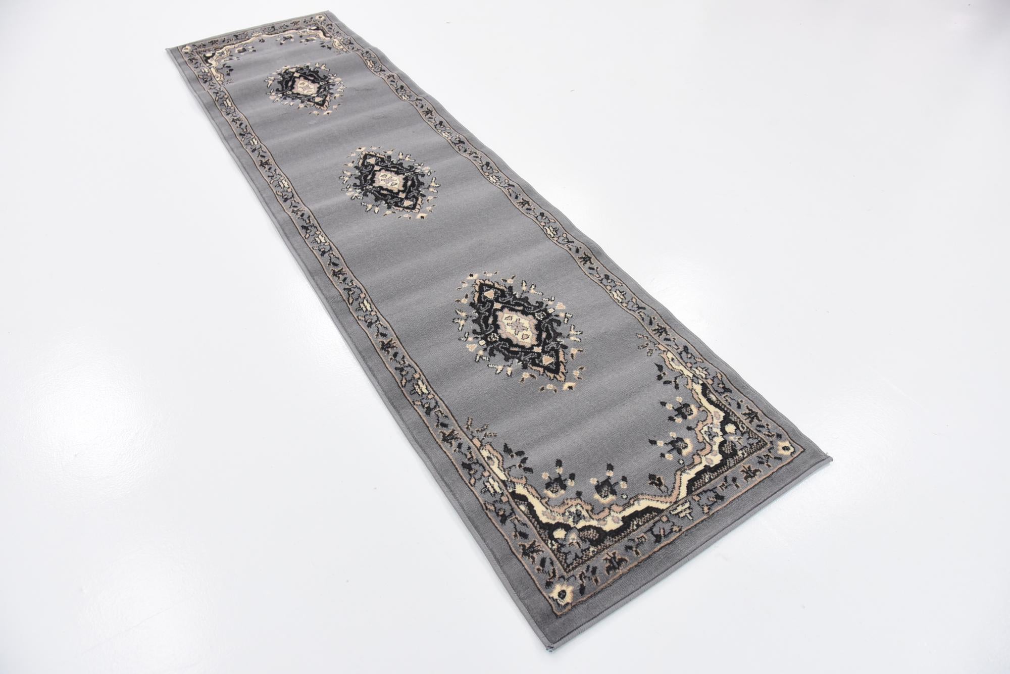 Gray 2' x 8' 2 Amaya Runner Rug | Rugs.com