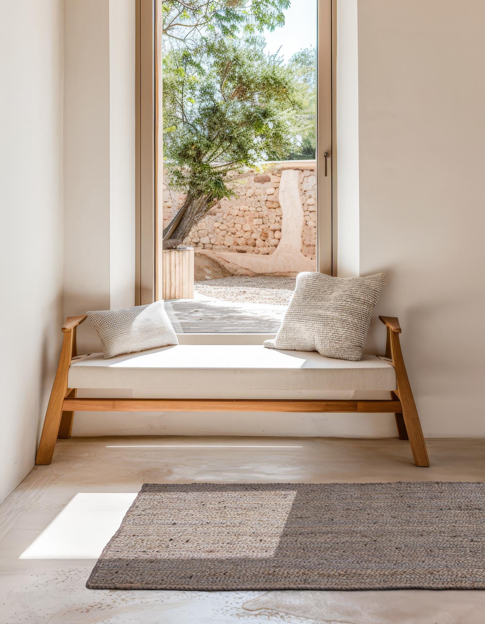 Gray 2' 7 x 6' 1 Hand Braided Jute Runner Rug | Rugs.com