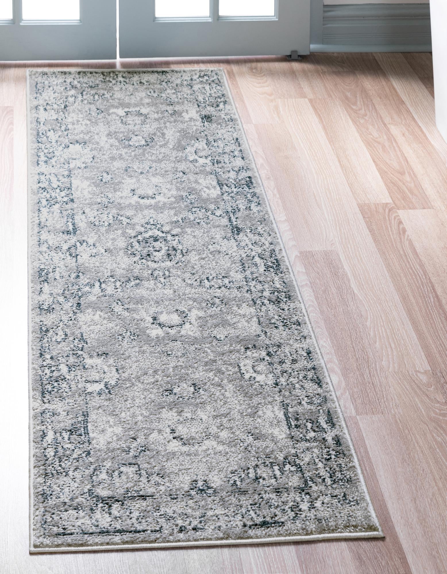 Gray 2' x 6' Charleston Runner Rug | Rugs.com